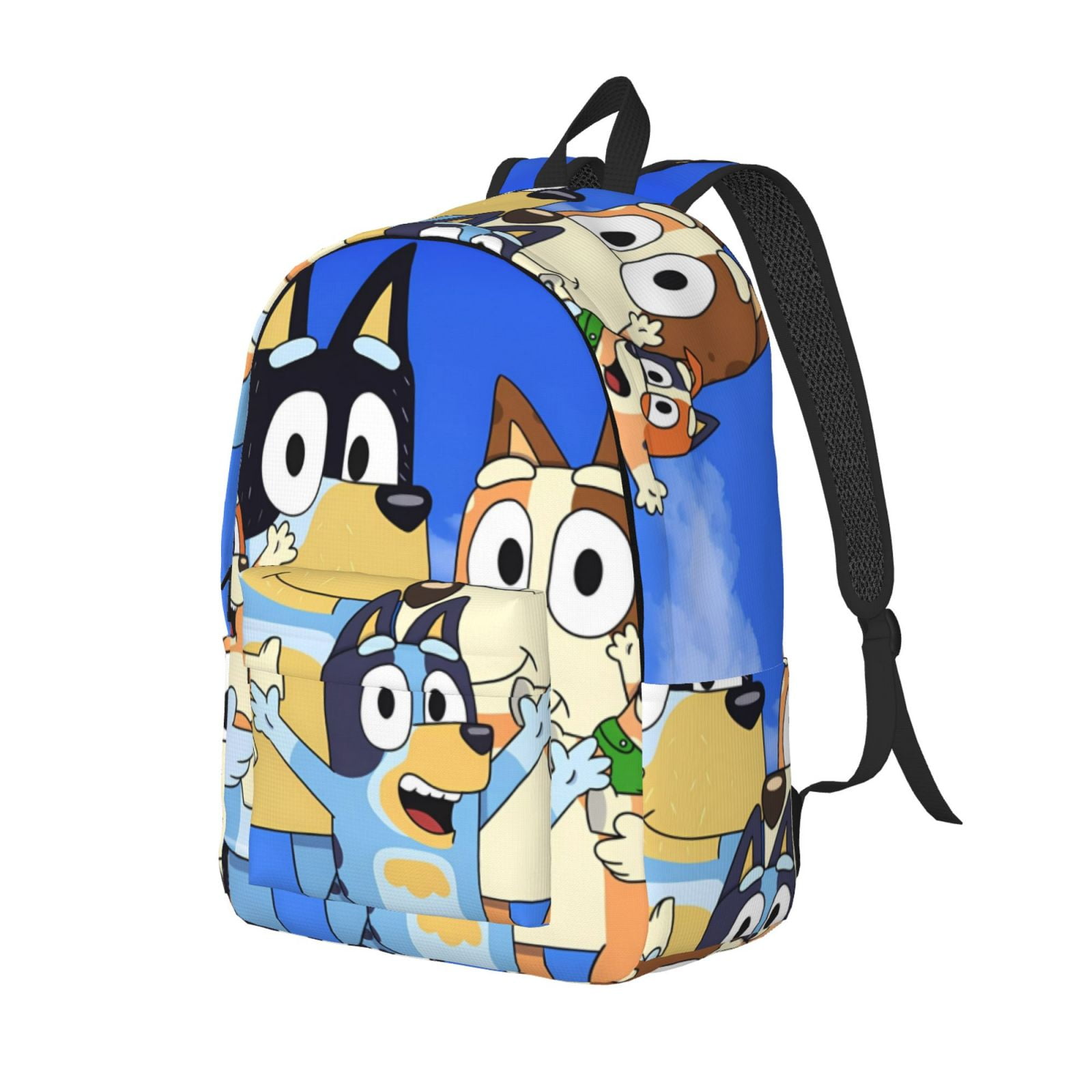 Sanaai Bluey Pattern Durable Canvas Daypack - High-Quality Vintage ...