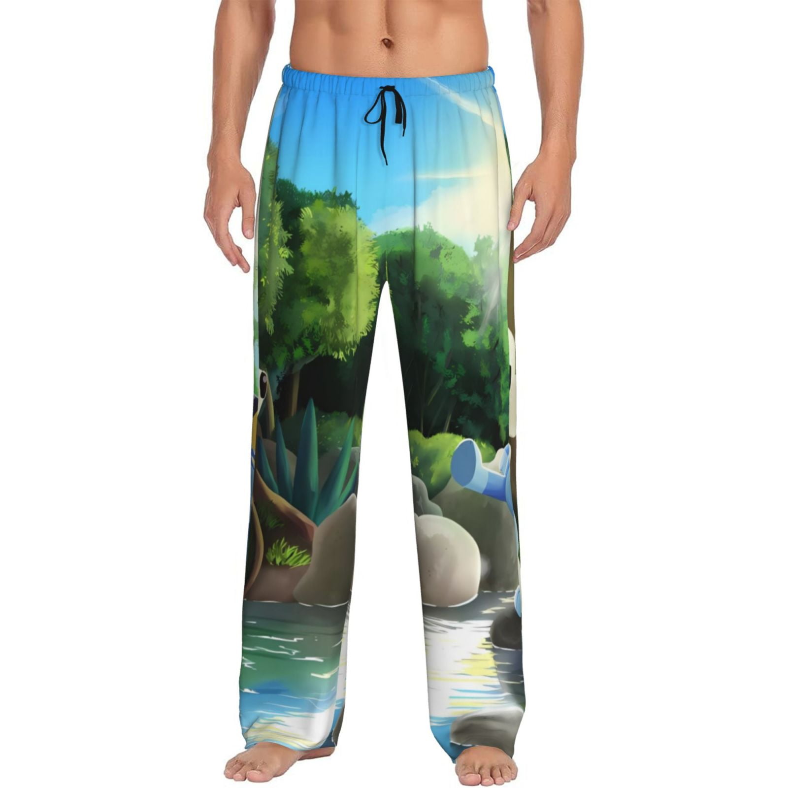 Sanaai Bluey Pattern Men's Pajama Pants with Elastic Waistband ...