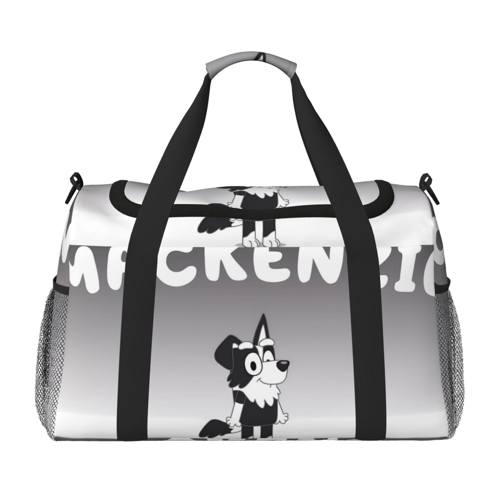 Sanaai Bluey Pattern Weekender Travel Bag for Women & Men - Sports Gym ...