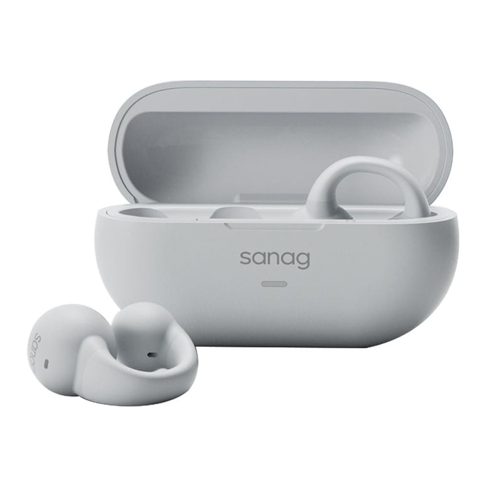Sanag Open Ear Wireless Earbuds Bluetooth 5.3 Clip on Earphones Small ...