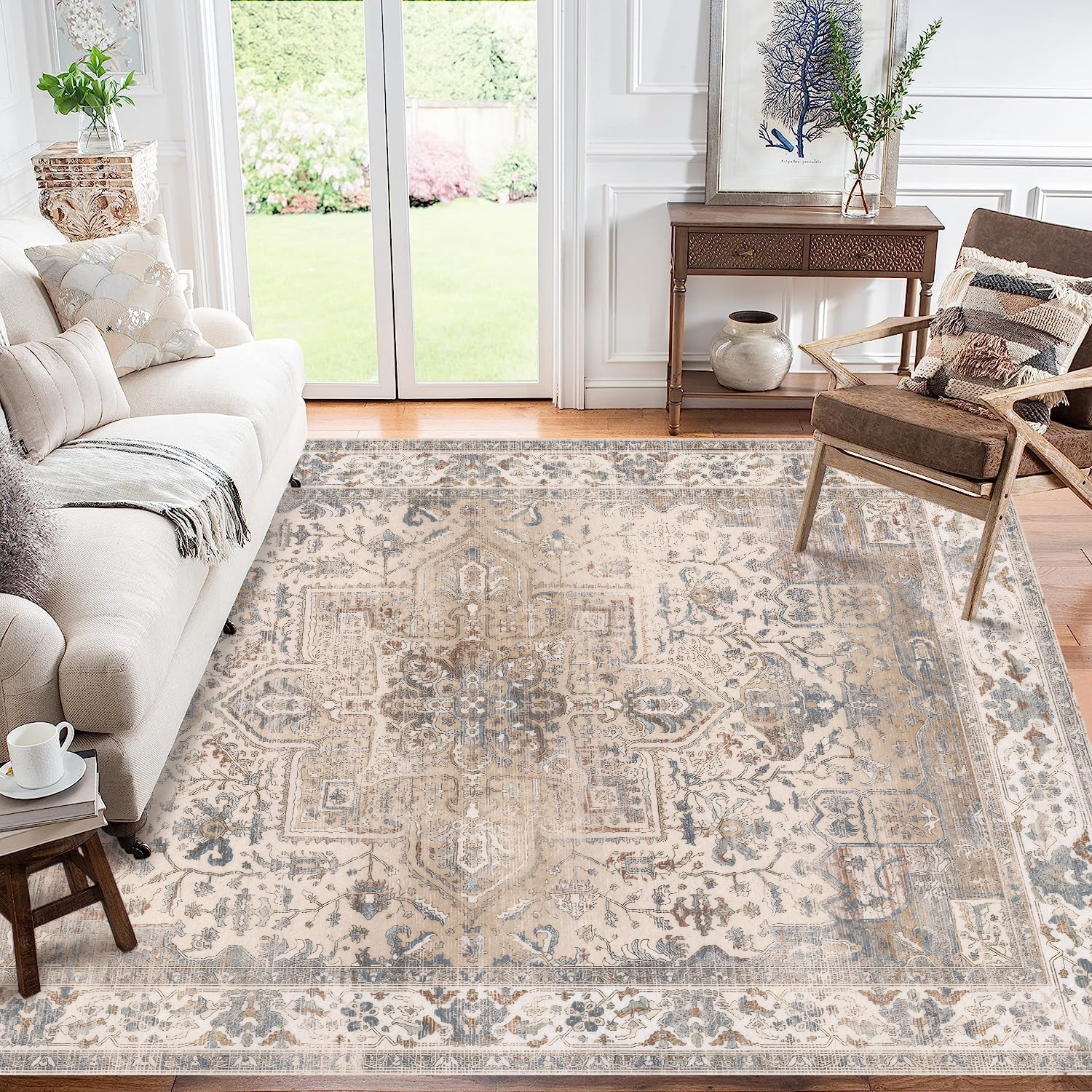Sanamdrola Area Rugs for Living Room 6x9 ft Carpet Washable Rug Bedroom ...