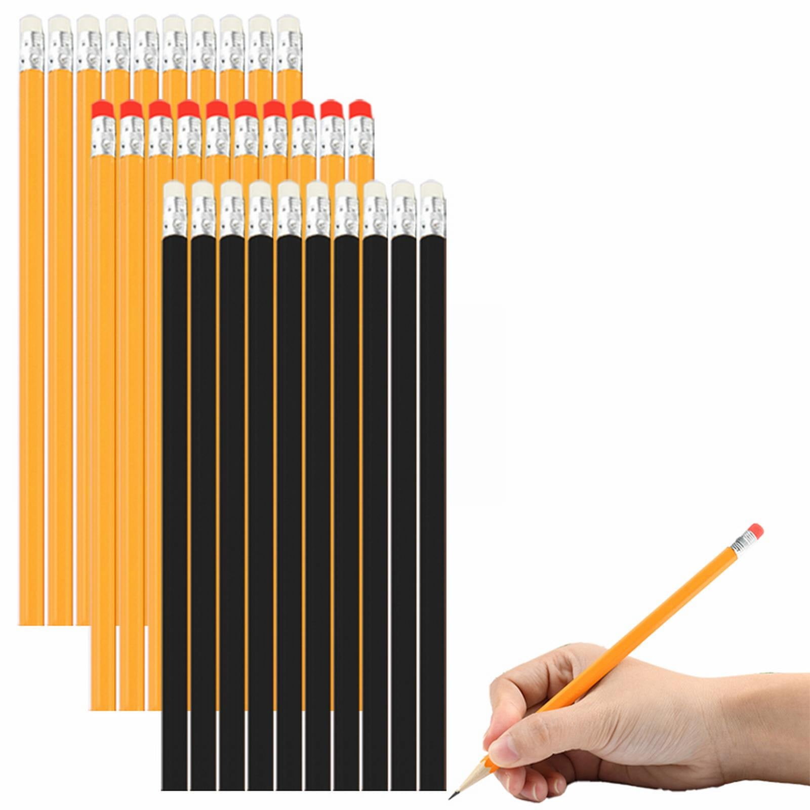 Sanamity Black Drawing Pens Blank Pencil Hb Pencil With Eraser Student ...