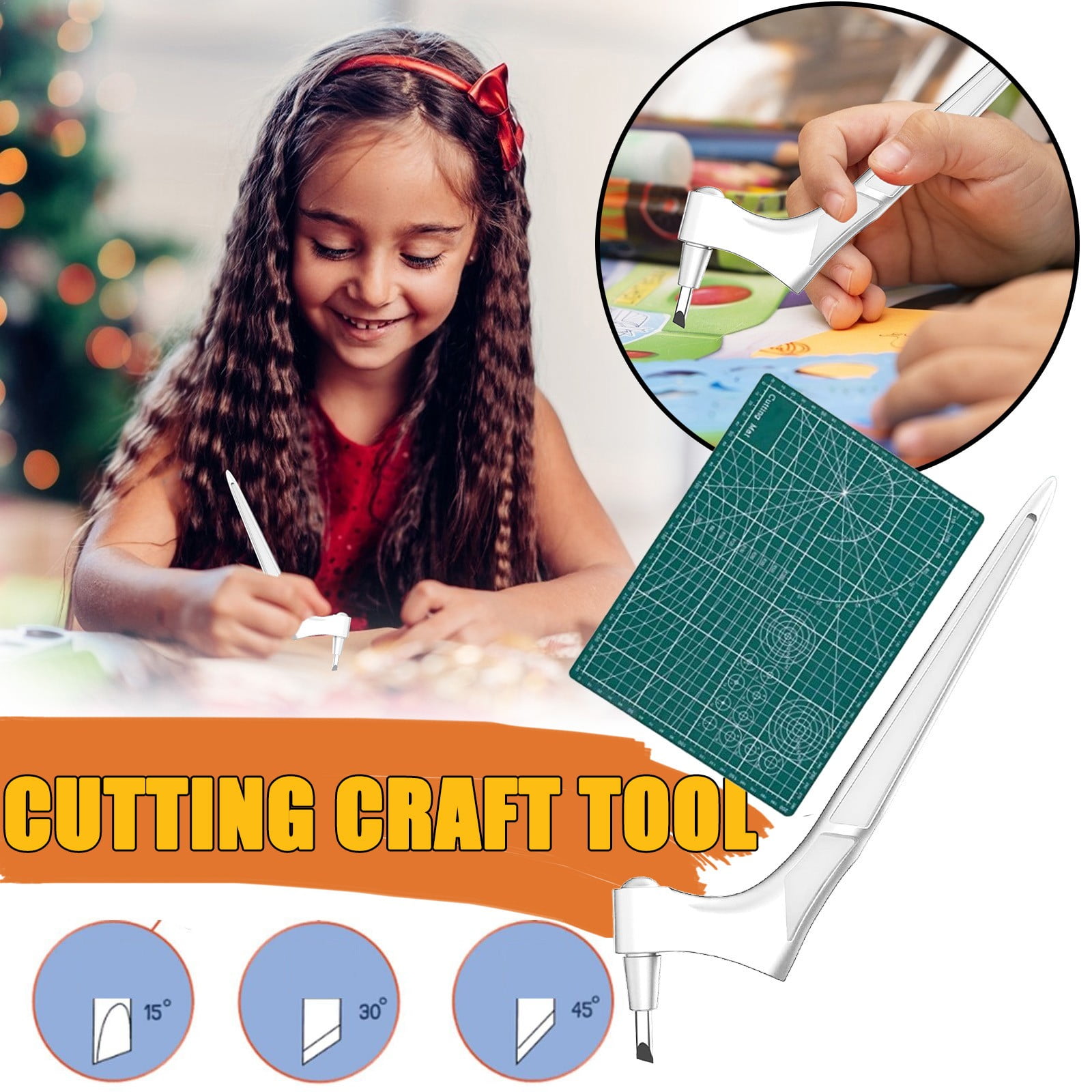 Sanamity Plastic Prong Folders Tools Stainless Craft Cutting Rotating ...