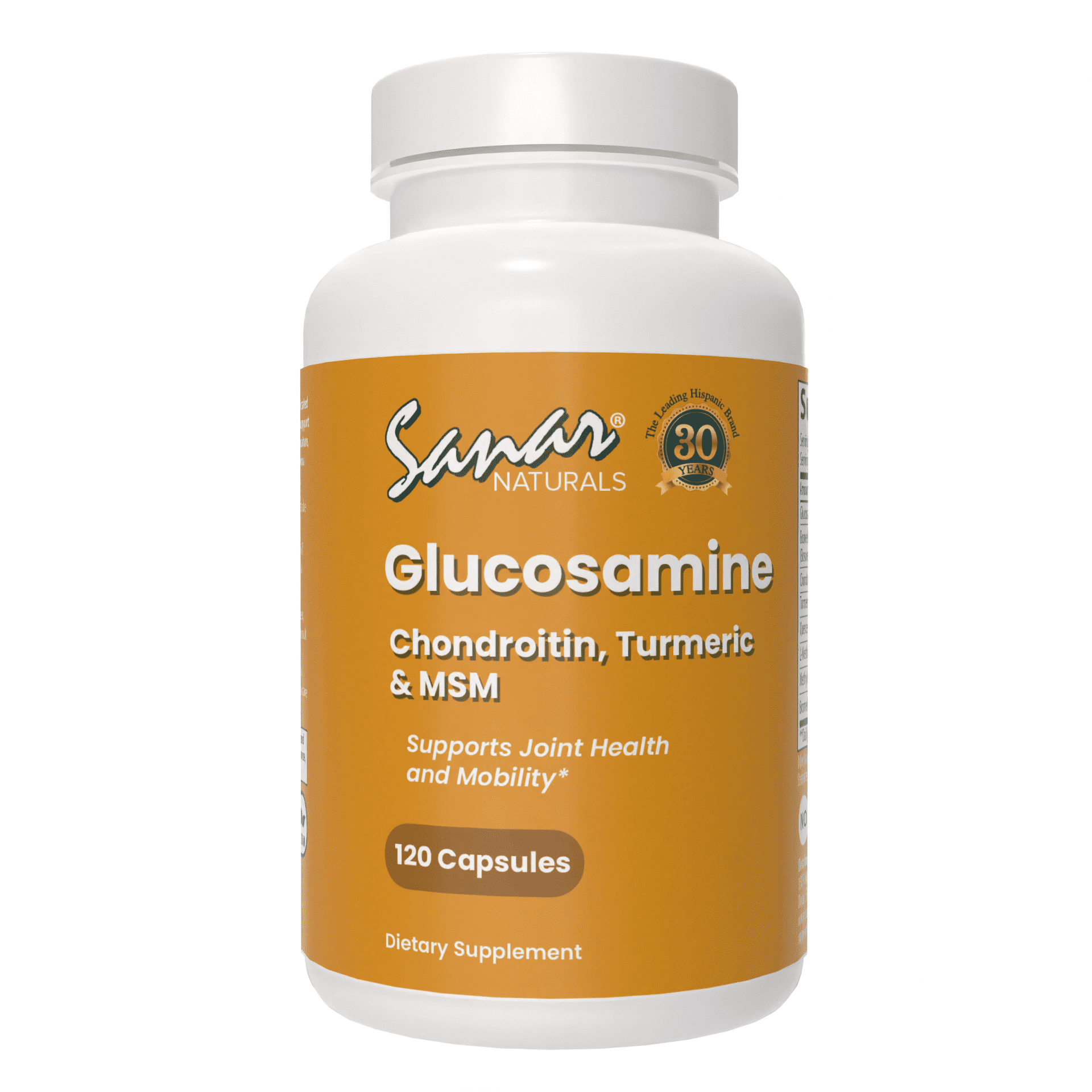 Sanar Naturals Glucosamine Chondroitin MSM Turmeric - Joint Support Supplement - Relief for Knee ...
