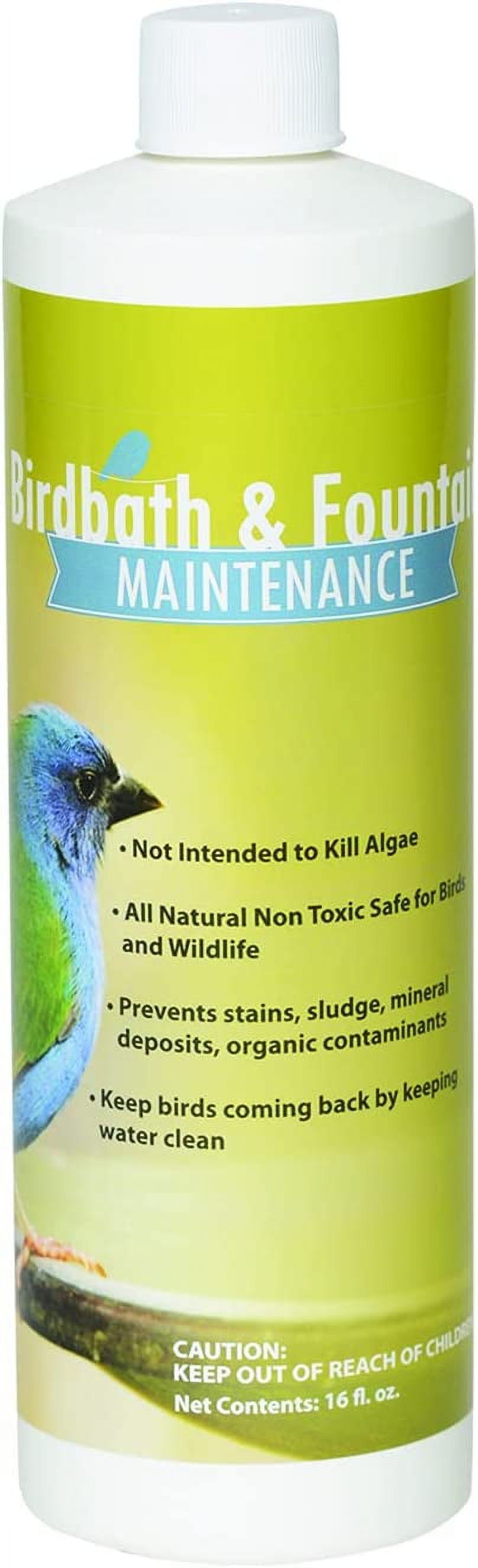 Sanco Bird Bath & Fountain Maintenance, Fast-Acting Enzyme-Based ...