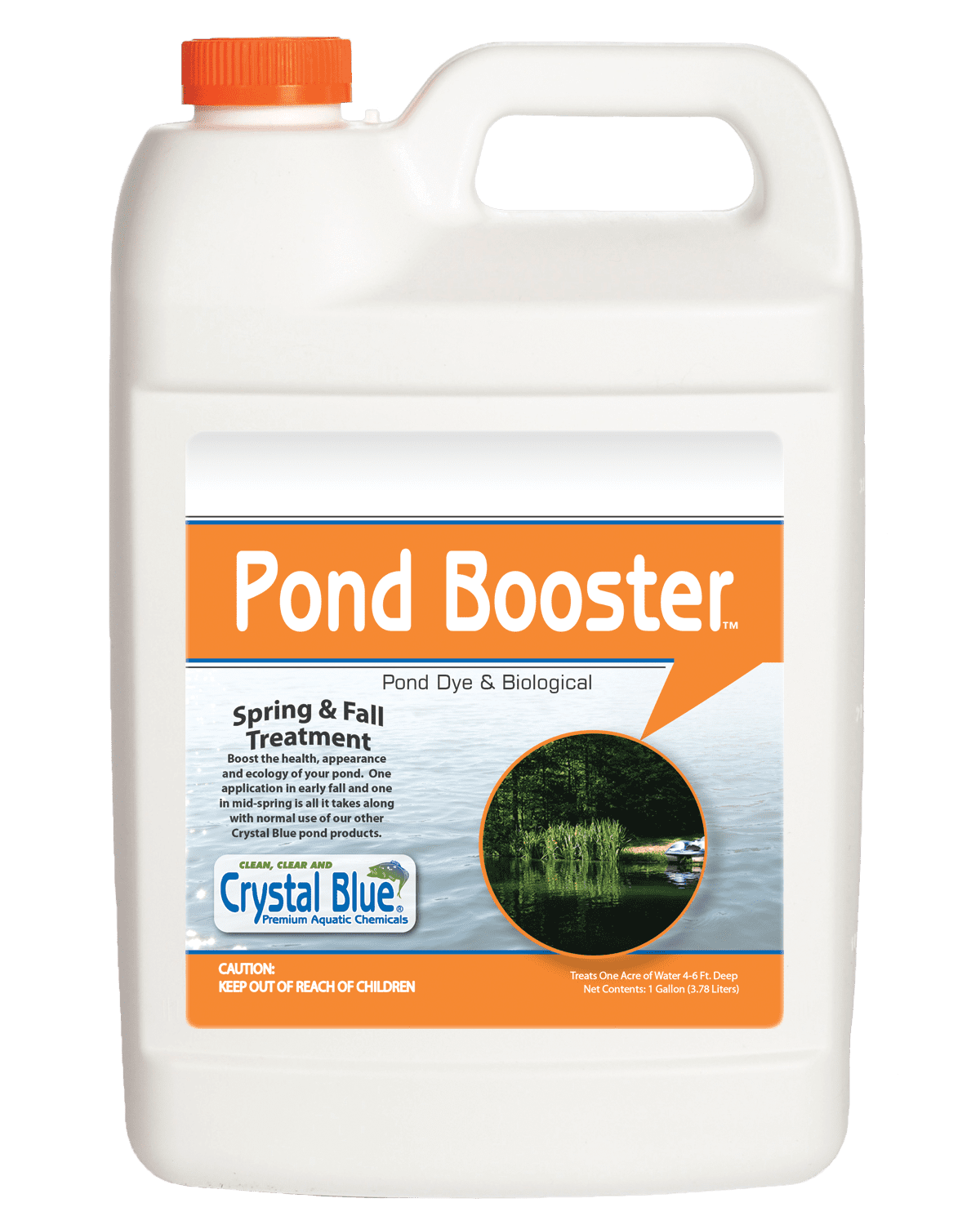 Sanco Industries Pond Booster - 1 Gallon Blue Dye & Natural Cleaner ...