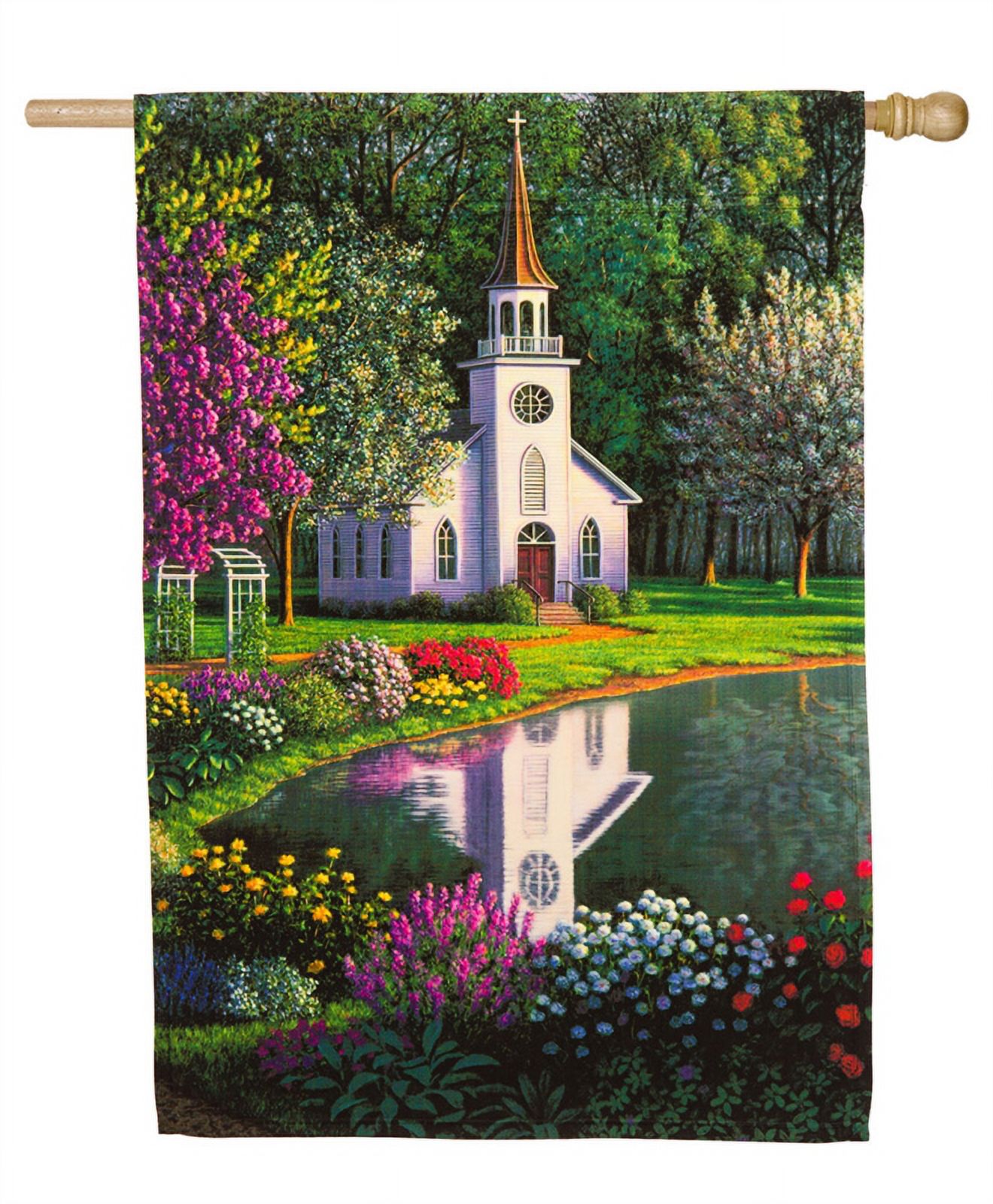 Sanctuary House Satin Flag - Walmart.com