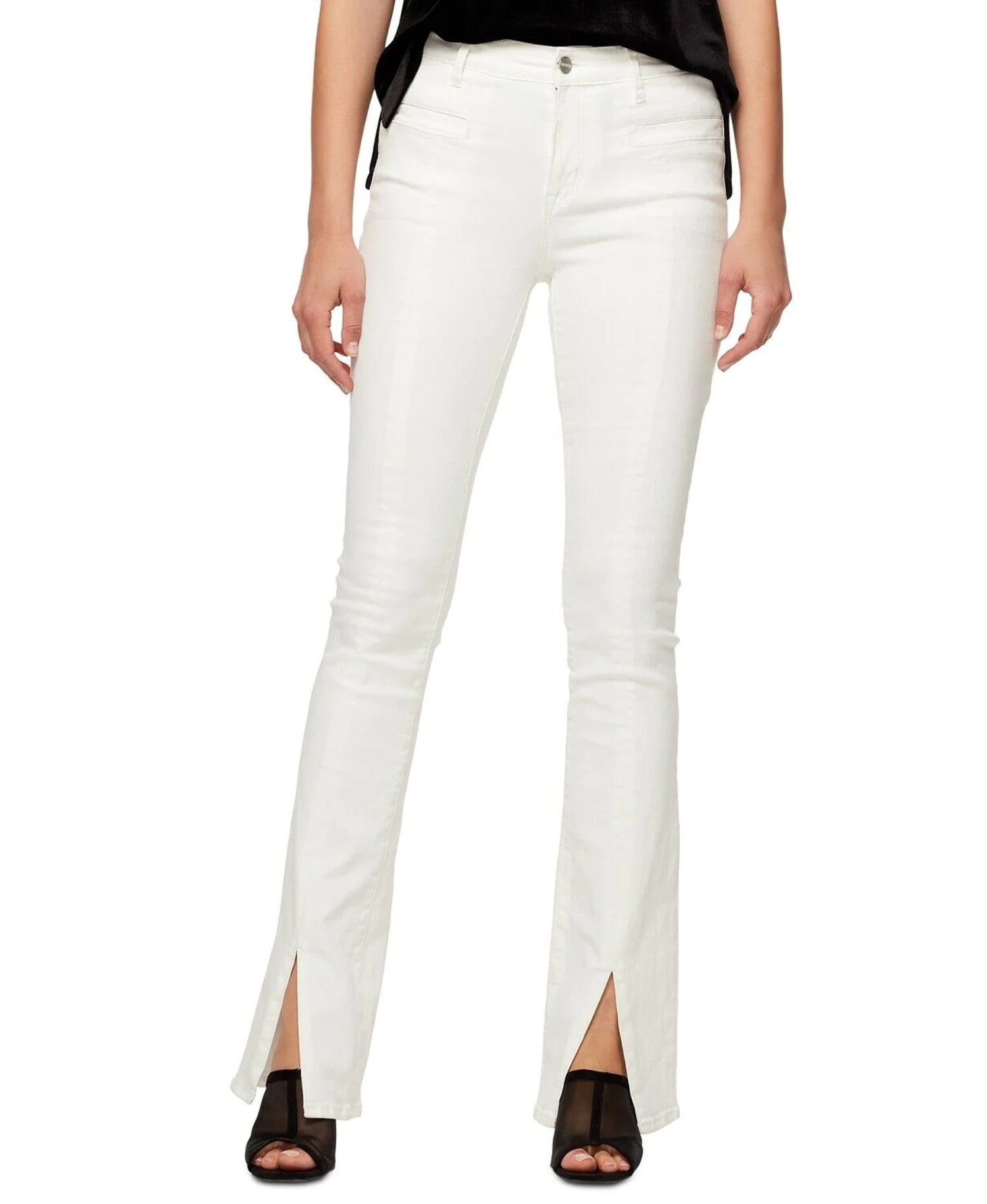 Sanctuary Slit-Hem Bootcut Jeans - Walmart.com