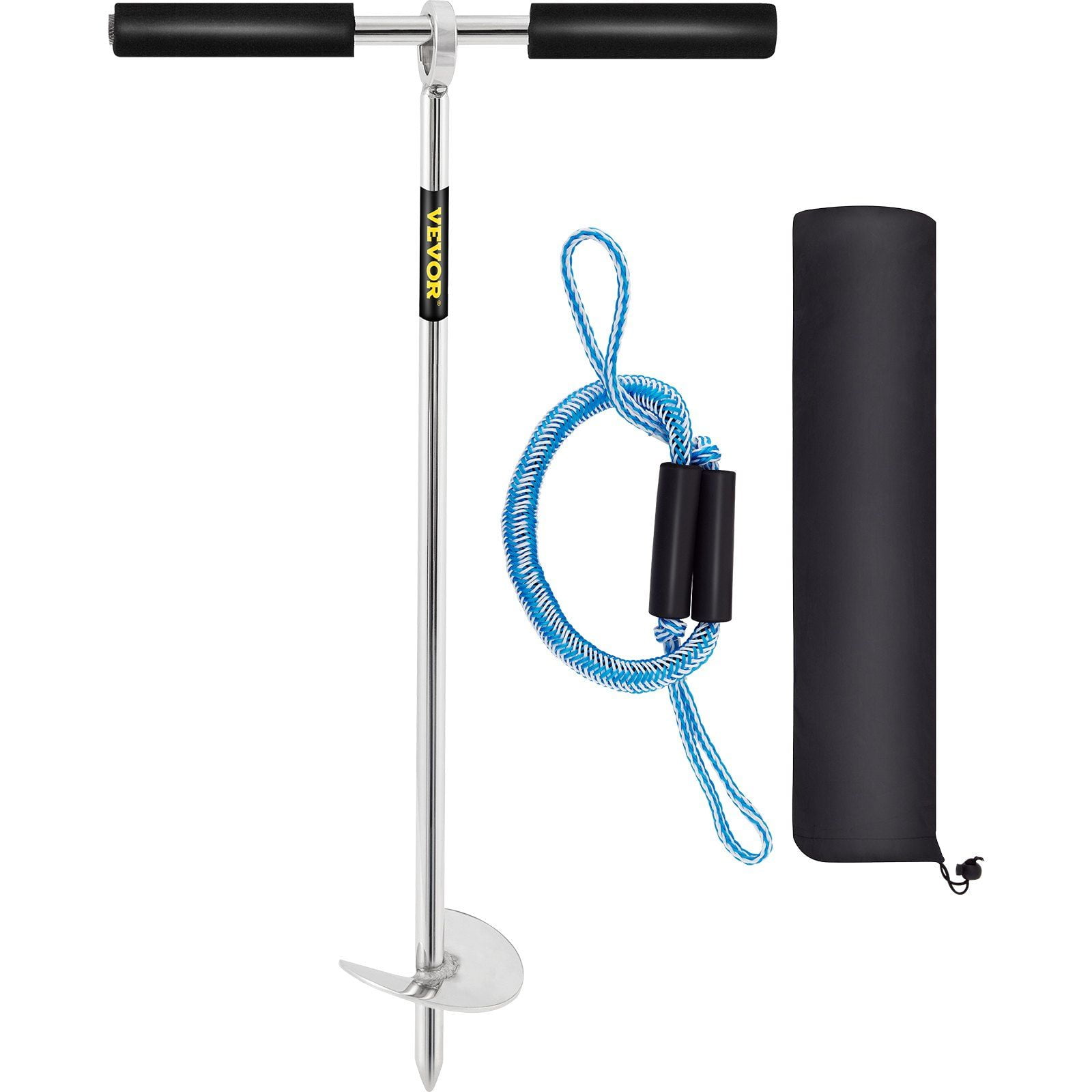 Sand Anchor, 18" Length Auger to The Beach and Sandbar, 316 Stainless ...