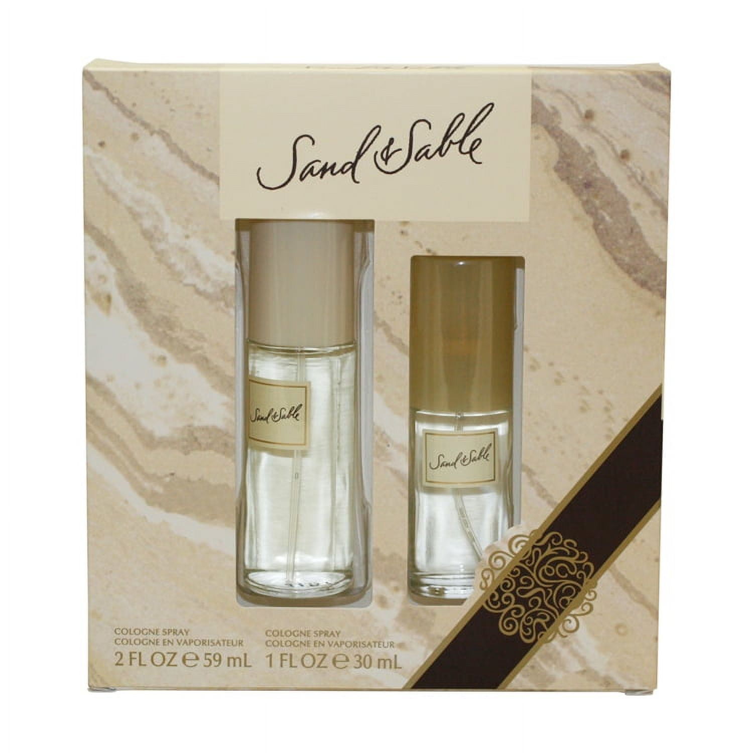 Sand And Sable 2 Pc. Gift Set ( Cologne Spray 2.0 Oz + Cologne Spray 1. ...