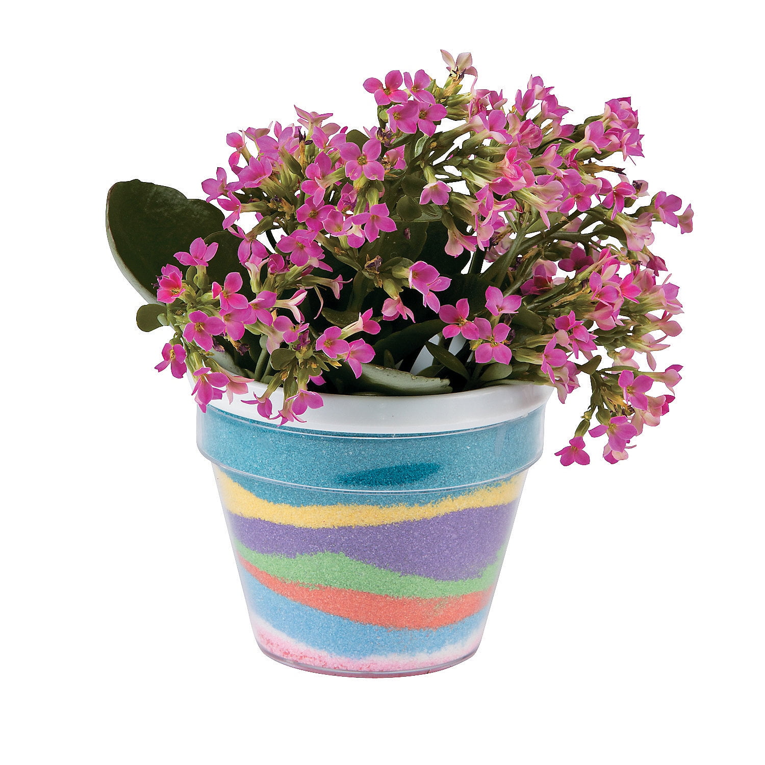 Sand Art Flower Pot - Craft Supplies - 12 Pieces - Walmart.com