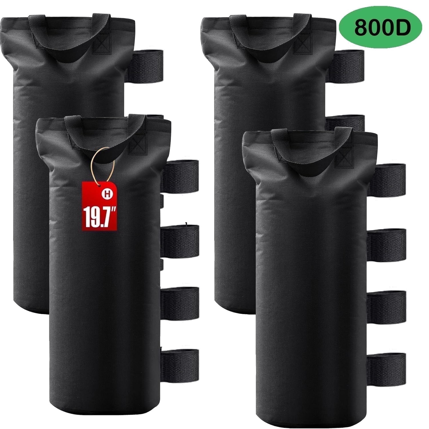 Teencool Canopy Weights Set of 4, 50 lbs Each, Heavy-Duty 800D PVC Sand ...