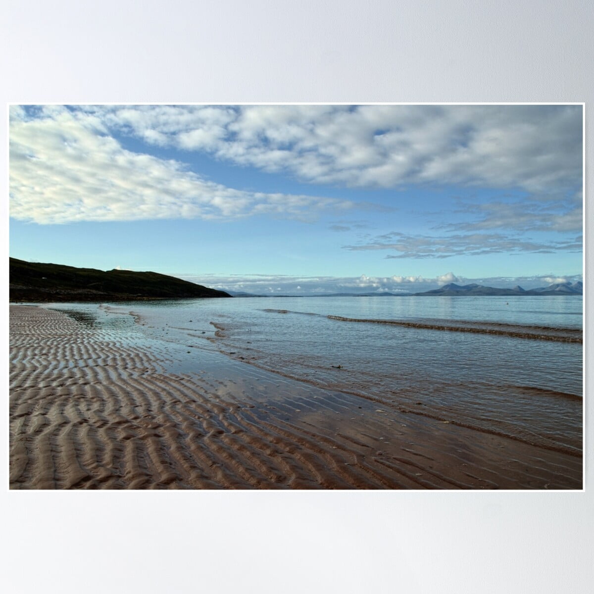 Sand Beach, Applecross Poster Wall Art, Modern Wall Decor For Living ...