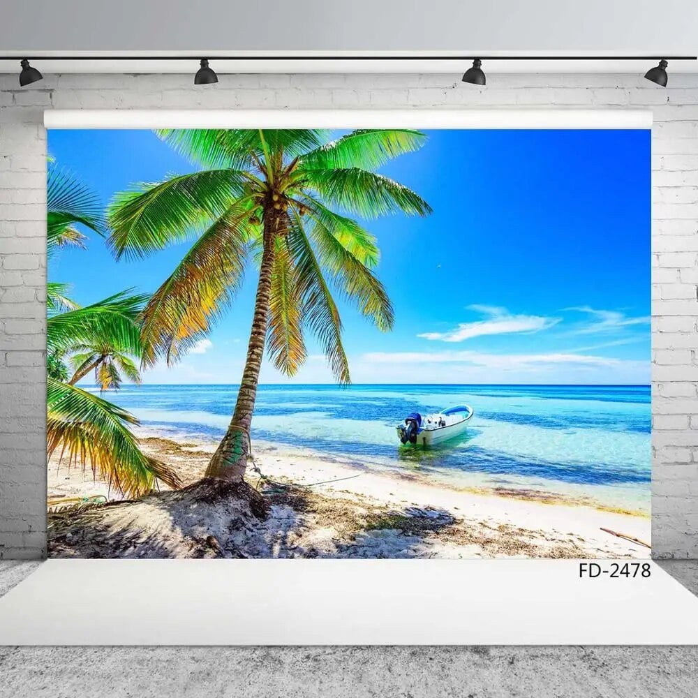 Sand Beach Boat Blue Sea Sky Scenery Portrait Children Newborn ...