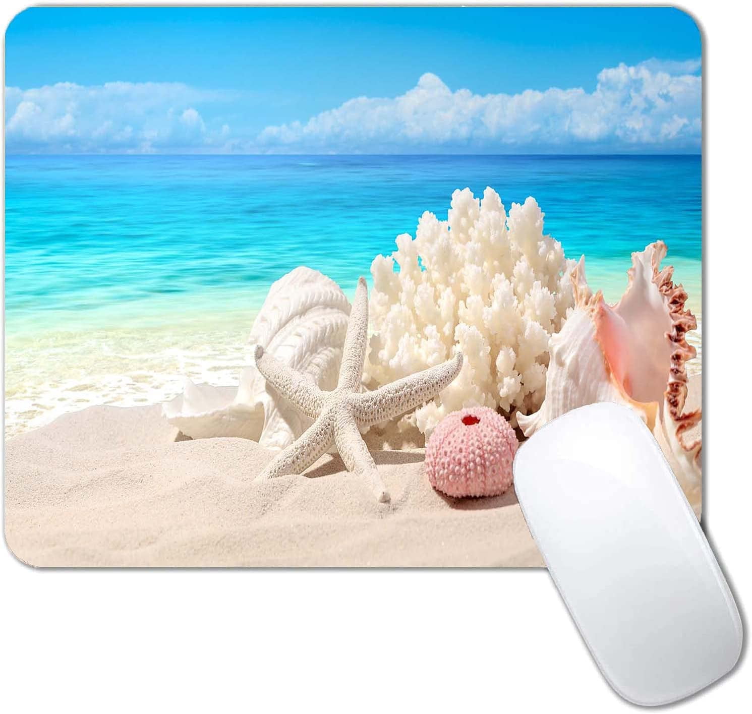 Sand Beach Mouse Pad,Cute Mouse pad,Small Mouse Pads with Designs ...