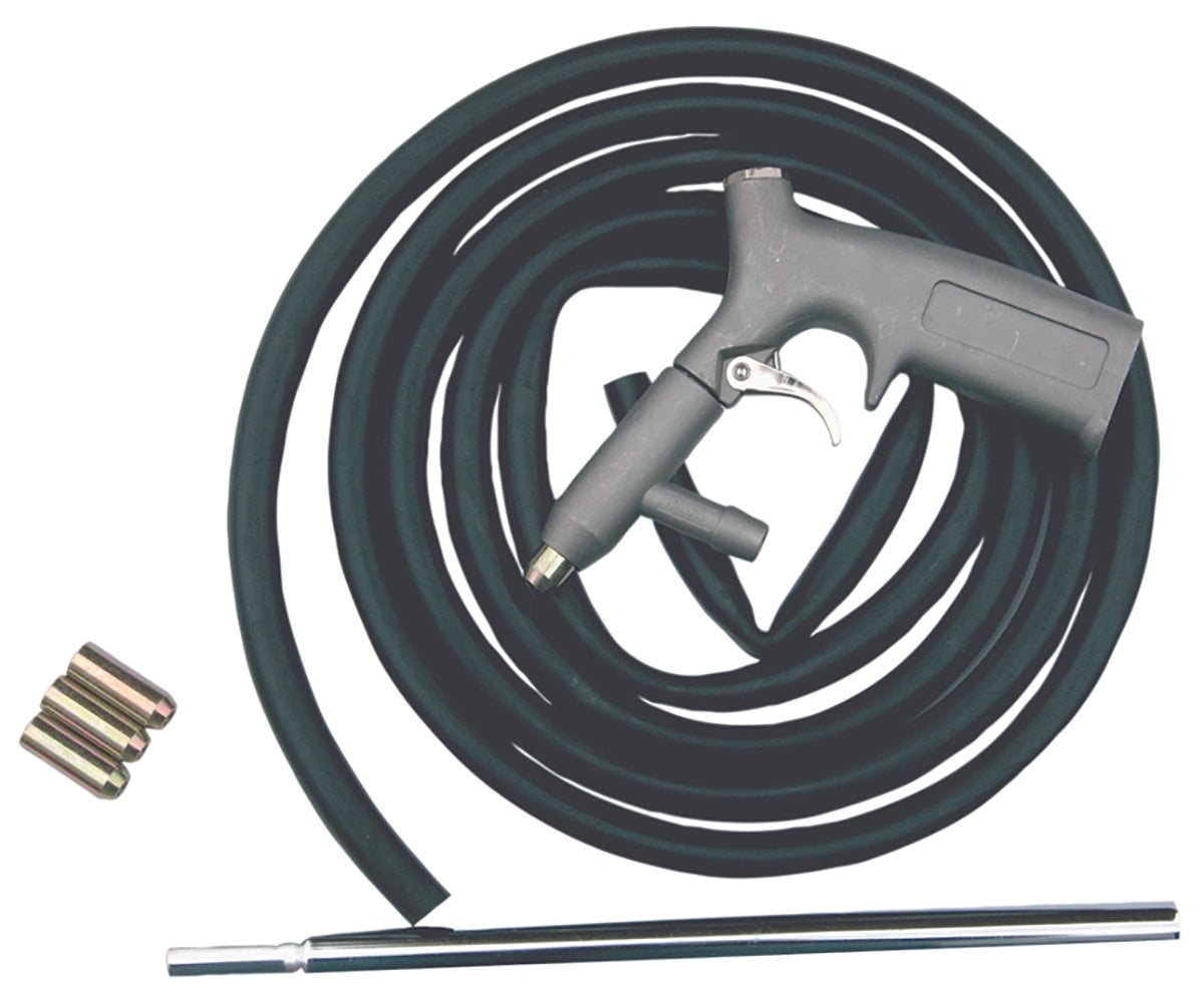 Sand Blast Kit With 10-Foot Hose And 3 Extra Nozzles, Pick-Up Tool ...