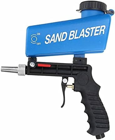 Sand Blaster Portable Gravity Pneumatic Sandblasting Guns 90 Psi ...