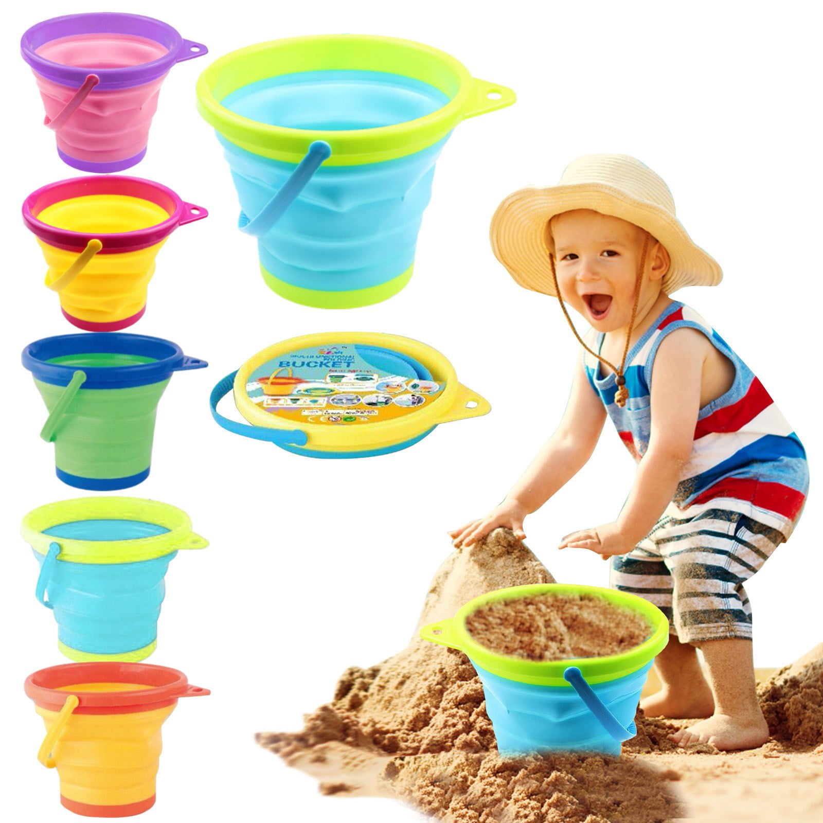 Sand Buckets Bulk Family Outdoor Fun Games Connect Sand Different ...