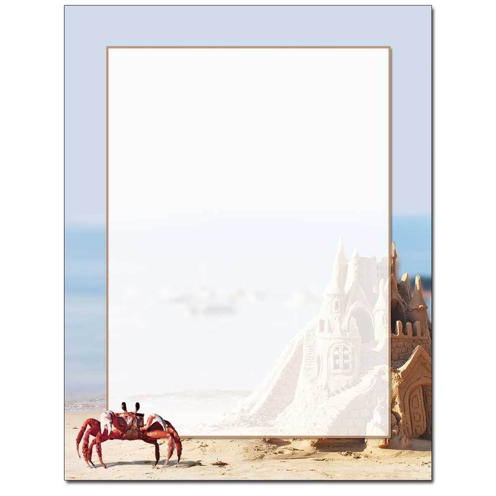 Sand Castle Letterhead, Printer & Copier Paper, 100 Sheets per Pack ...