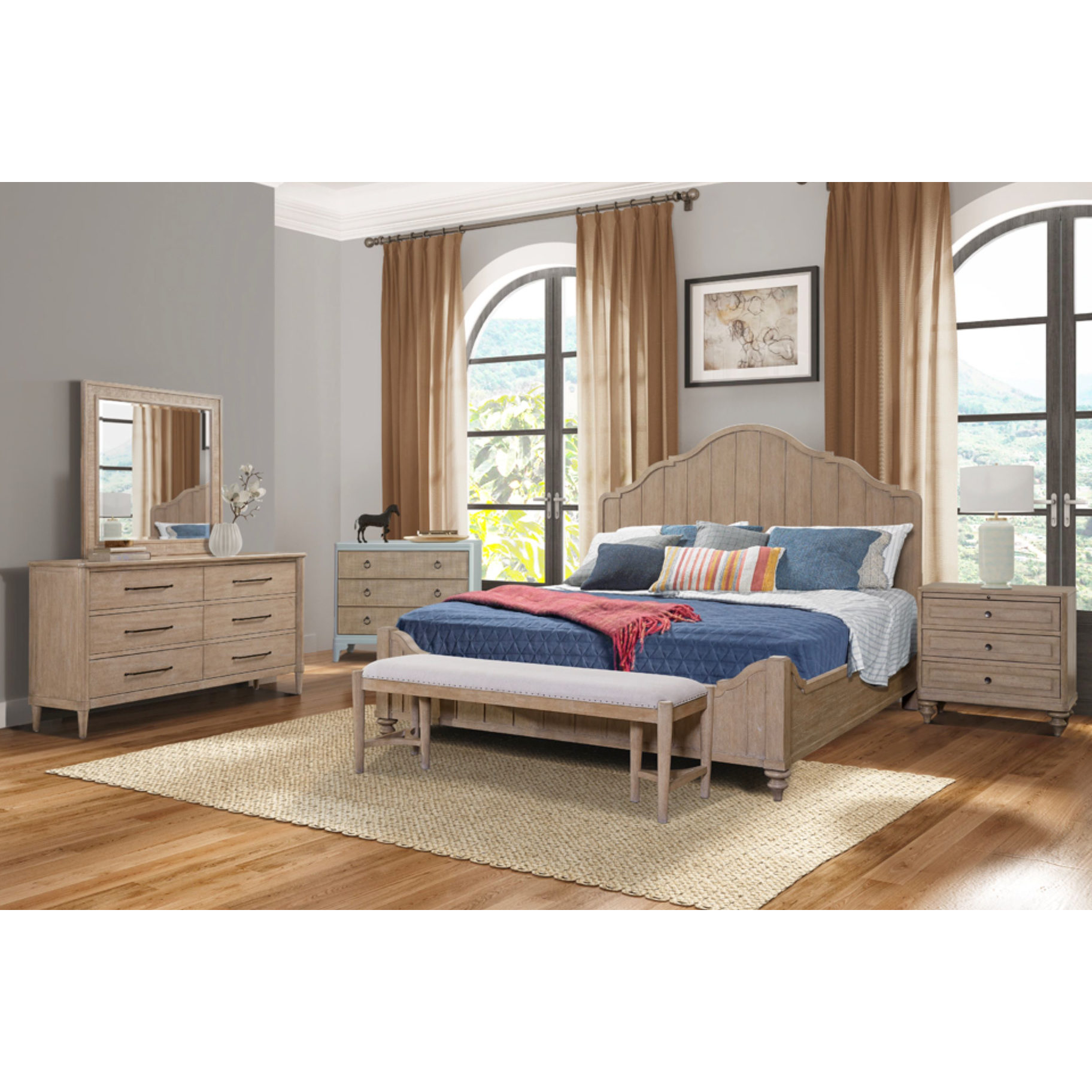 6 Piece Queen Bedroom Setnull