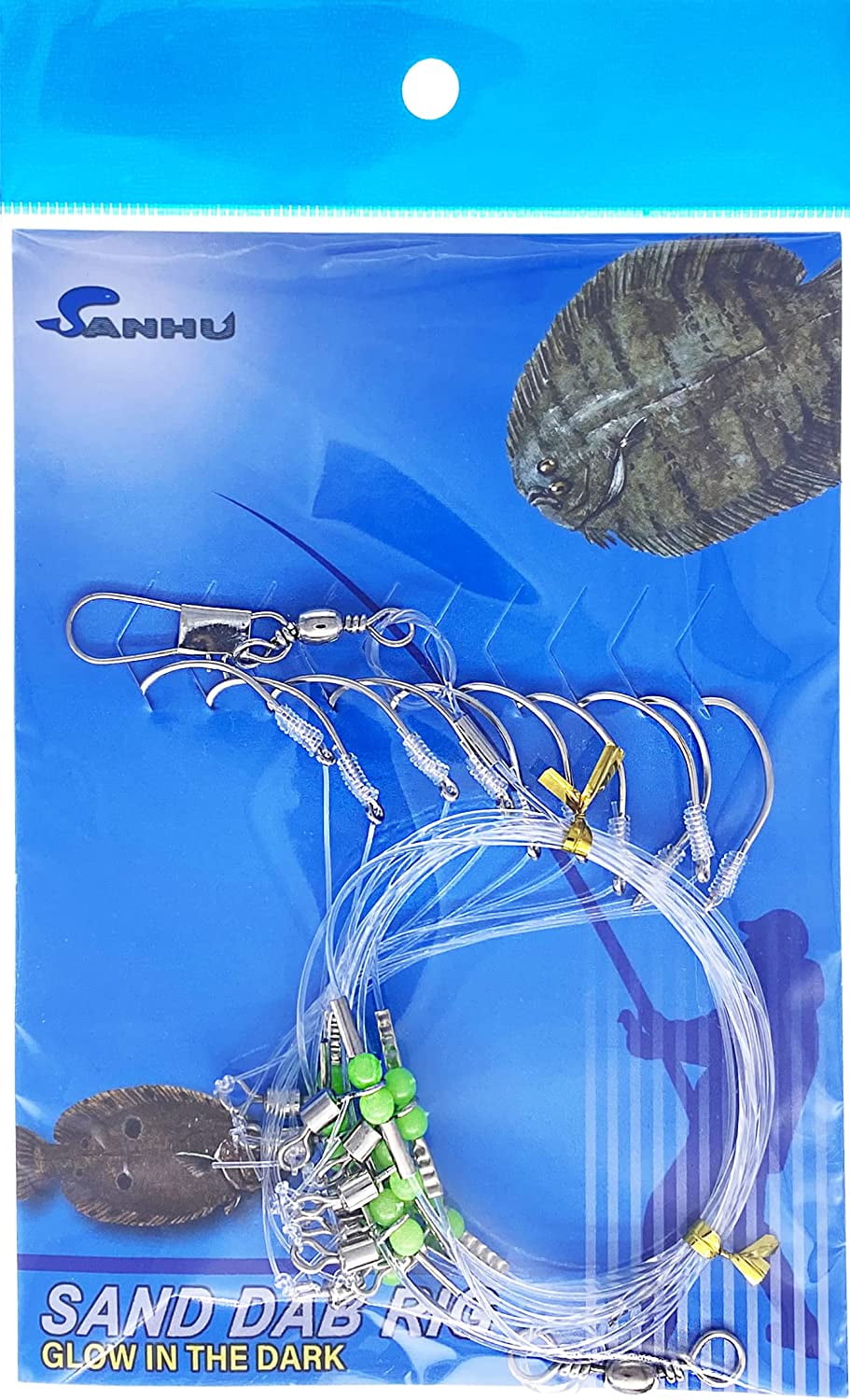 Sand Dab Rigs - #B - 10-Hook - 10 Packs Item # 362 - Walmart.com