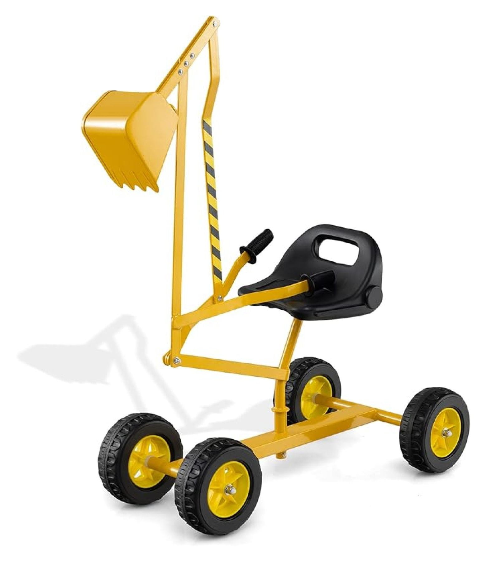 Sand Digger Excavator for Kids, Toddler Outdoor Sandbox Digger w/Wheels & Flexible Shovel, 360 ...