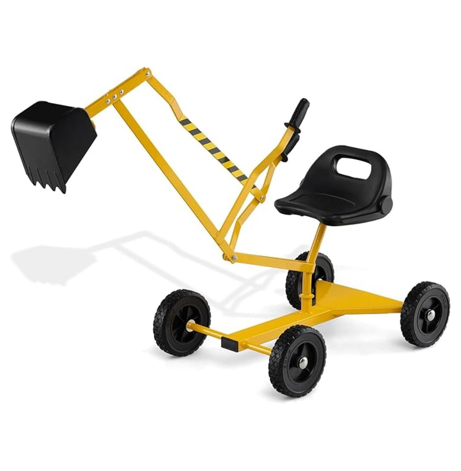 Sand Digger Excavator for Kids, Toddler Outdoor Sandbox Digger w/Wheels ...
