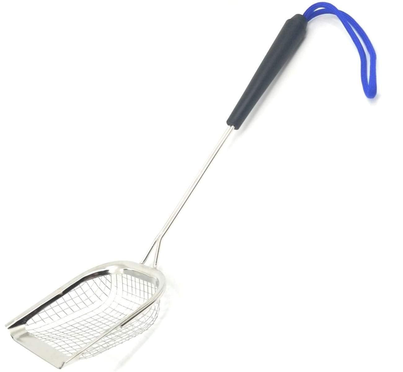 Sand Dipper Cat Litter Scoop, Stainless Steel Metal, Long Handle, Heavy ...