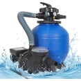 14in Sand Filter Pump for Above Ground Pool with 6-Way Multi-Port Valve ...