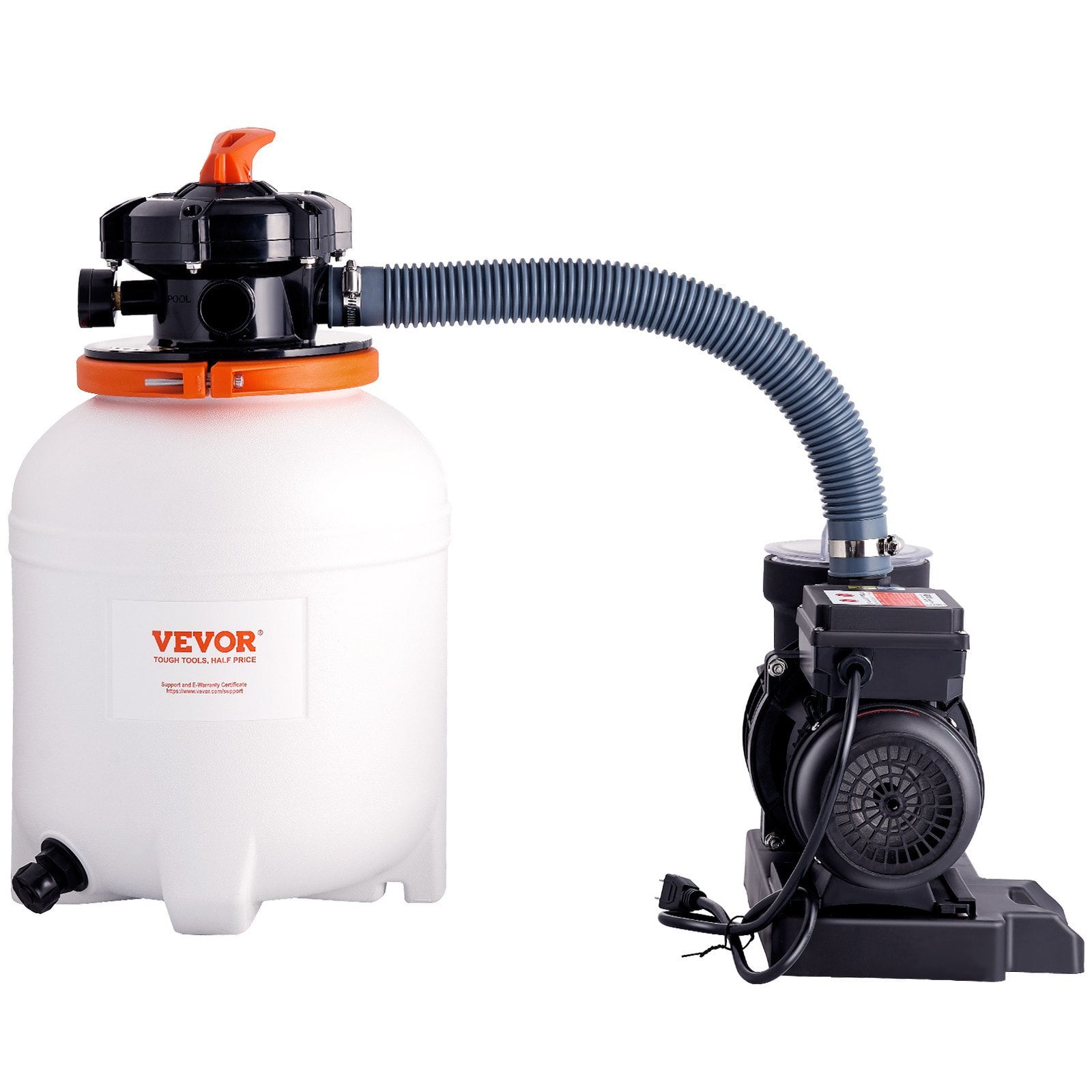 Sand Filter Pump for Above Ground Pools, 12-inch, 3000 GPH, 1/2 HP ...