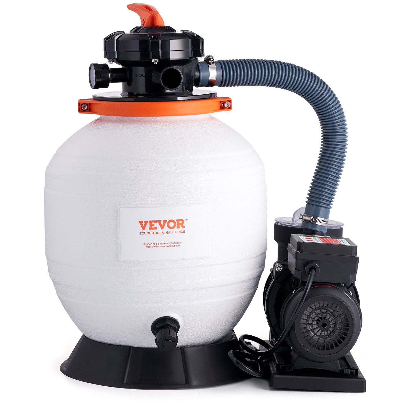 Sand Filter Pump System for Above Ground Pools, 14-inch Tank 3000 GPH 3 ...