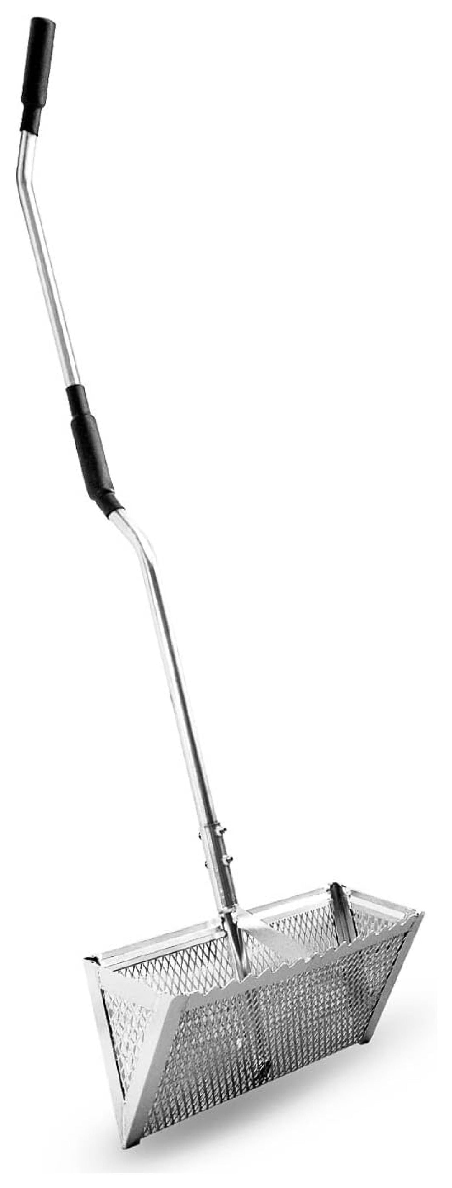 Sand Flea Rake,16-Inches Wide Basket, 52” Long Strong Assembly Handle ...