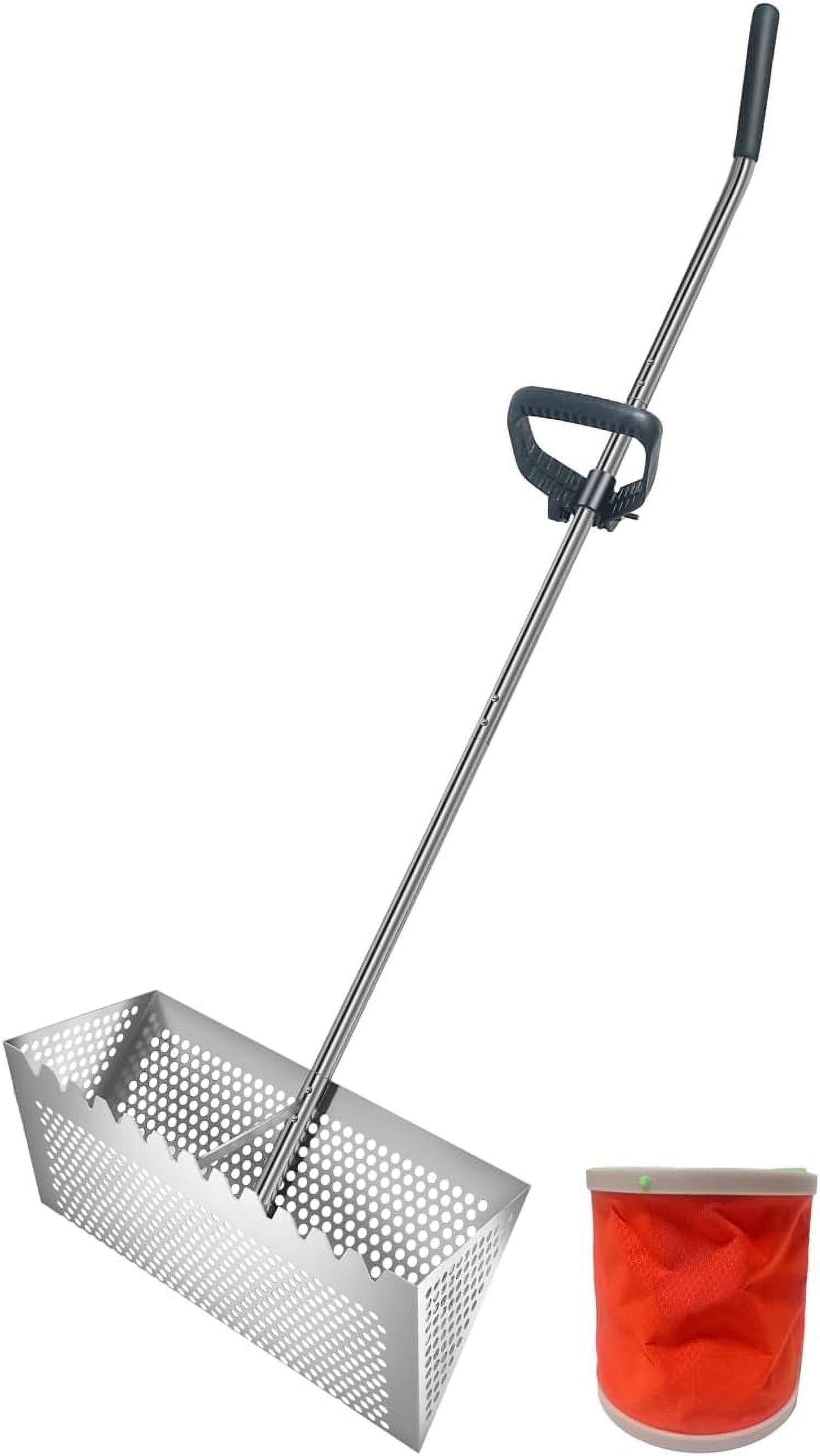 Sand Flea Rake - 304 Stainless Steel Pro 16 Inches Wide Basket Sand ...