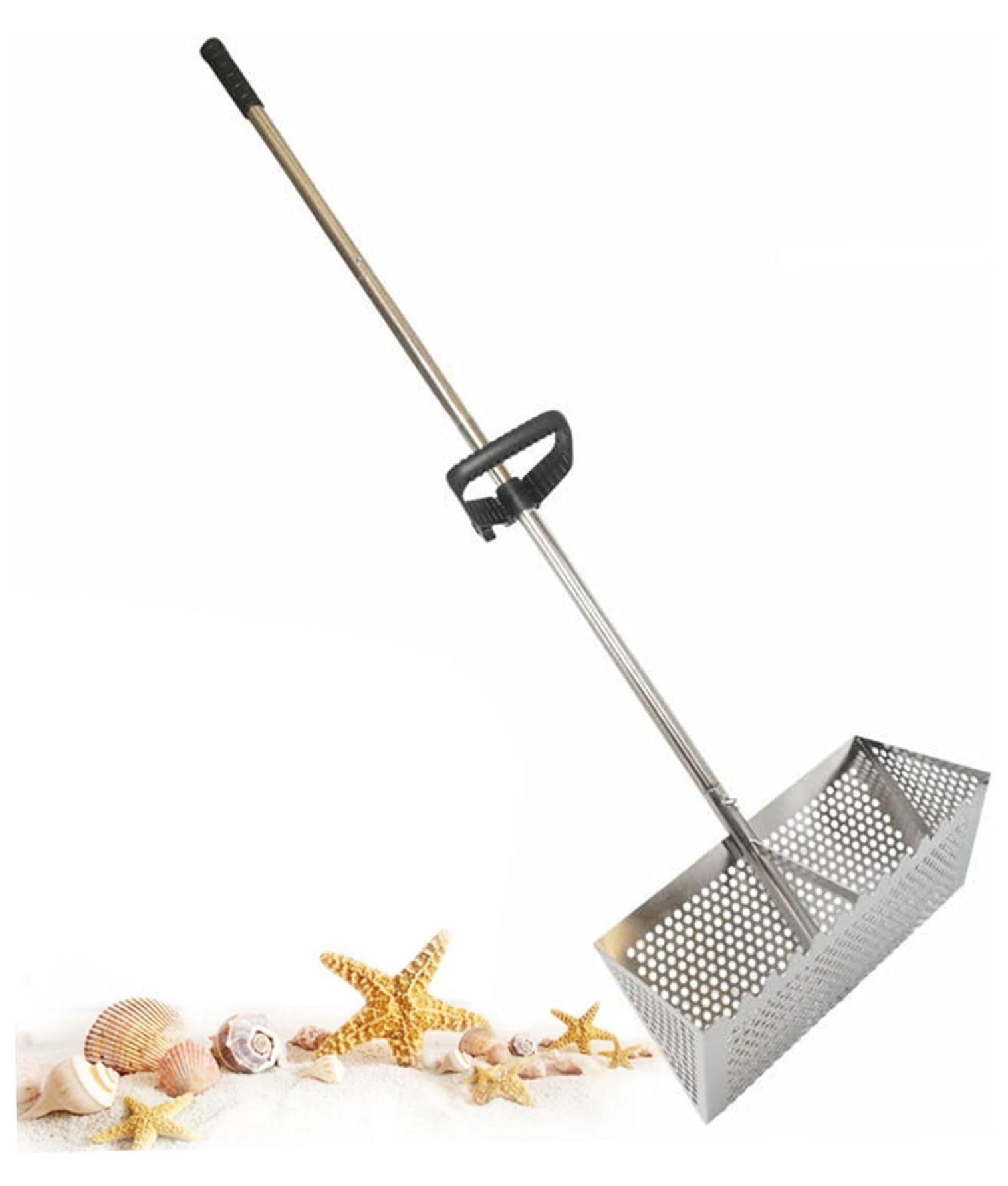 Sand Flea Rake for Beach Stainless Steel Tooth Beach Sand Sifter with ...