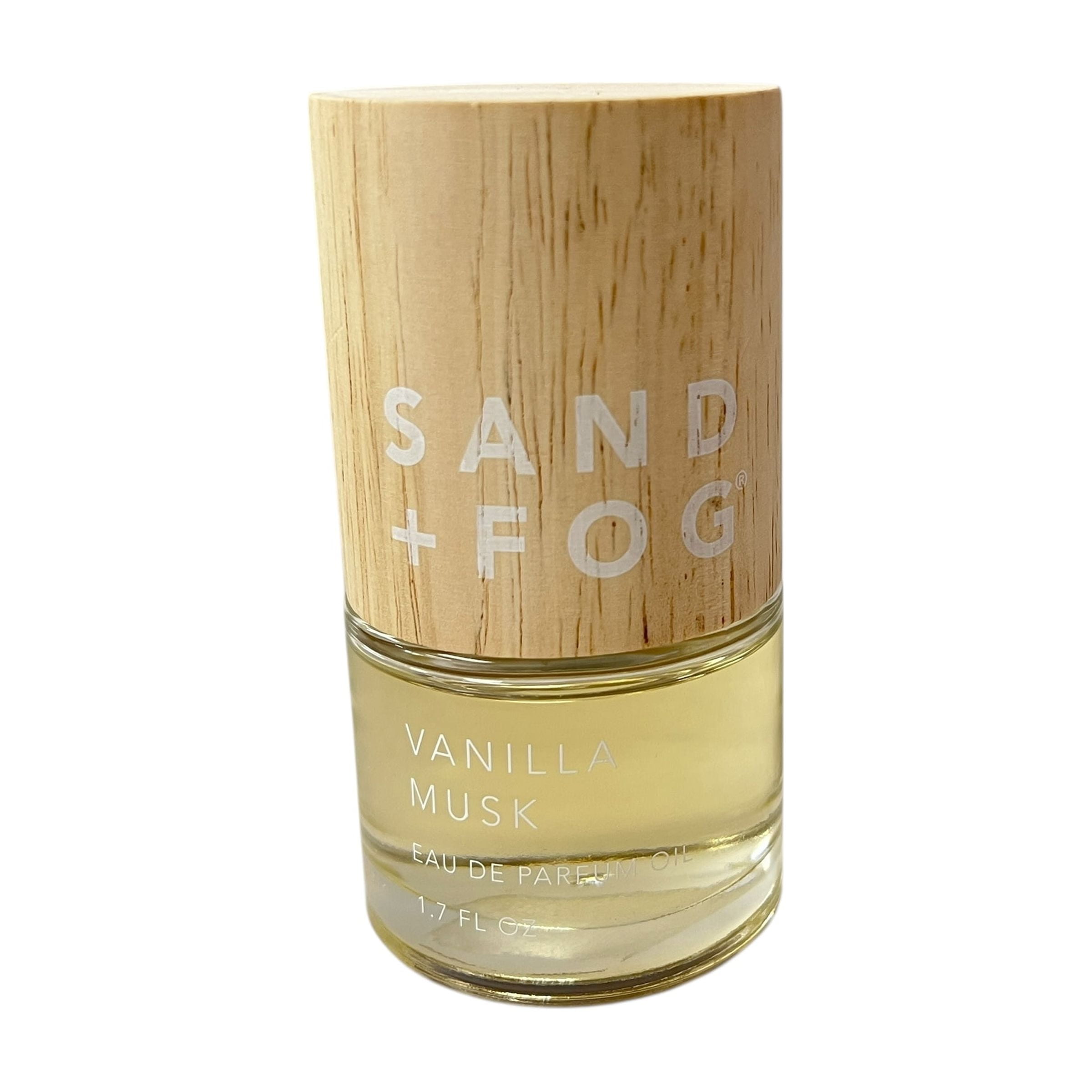 Sand + Fog Vanilla Musk Eau De Parfum Oil 1.7 fl oz Rollerball Wooden ...
