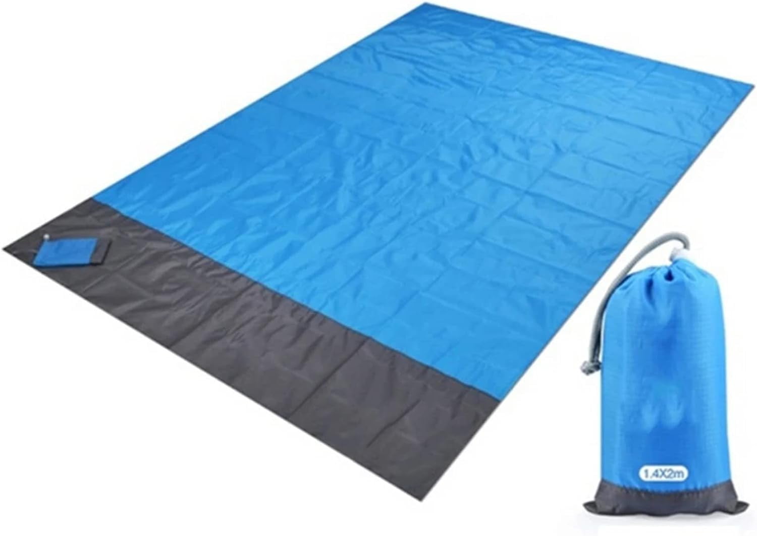 Sand Free Beach Blanket, Outdoor Waterproof Picnic Blanket, 79 X 55 in ...