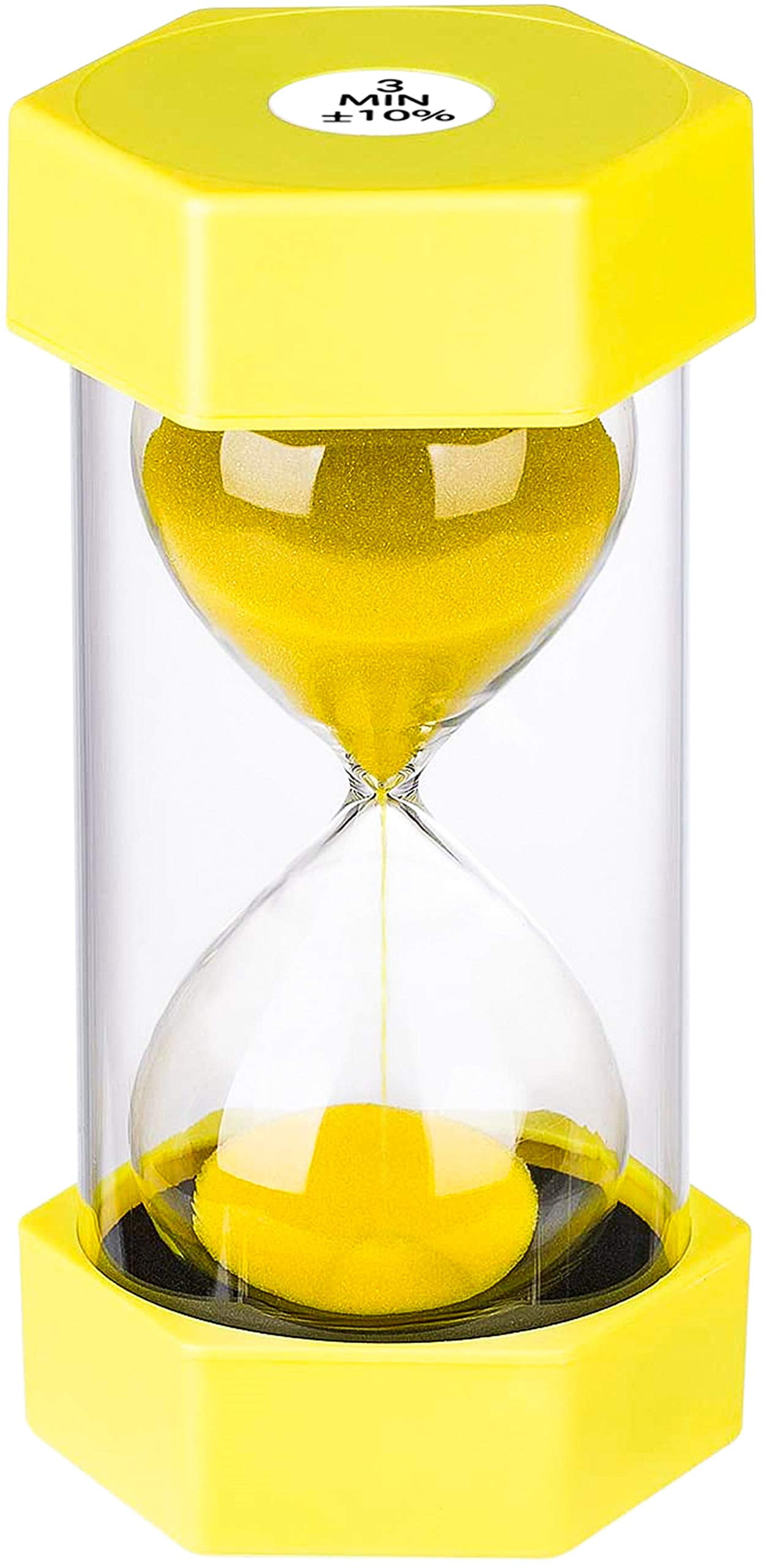 Sand Hourglass 3 Minute： Colorful Clock 3 Minute, Small Yellow Sand ...