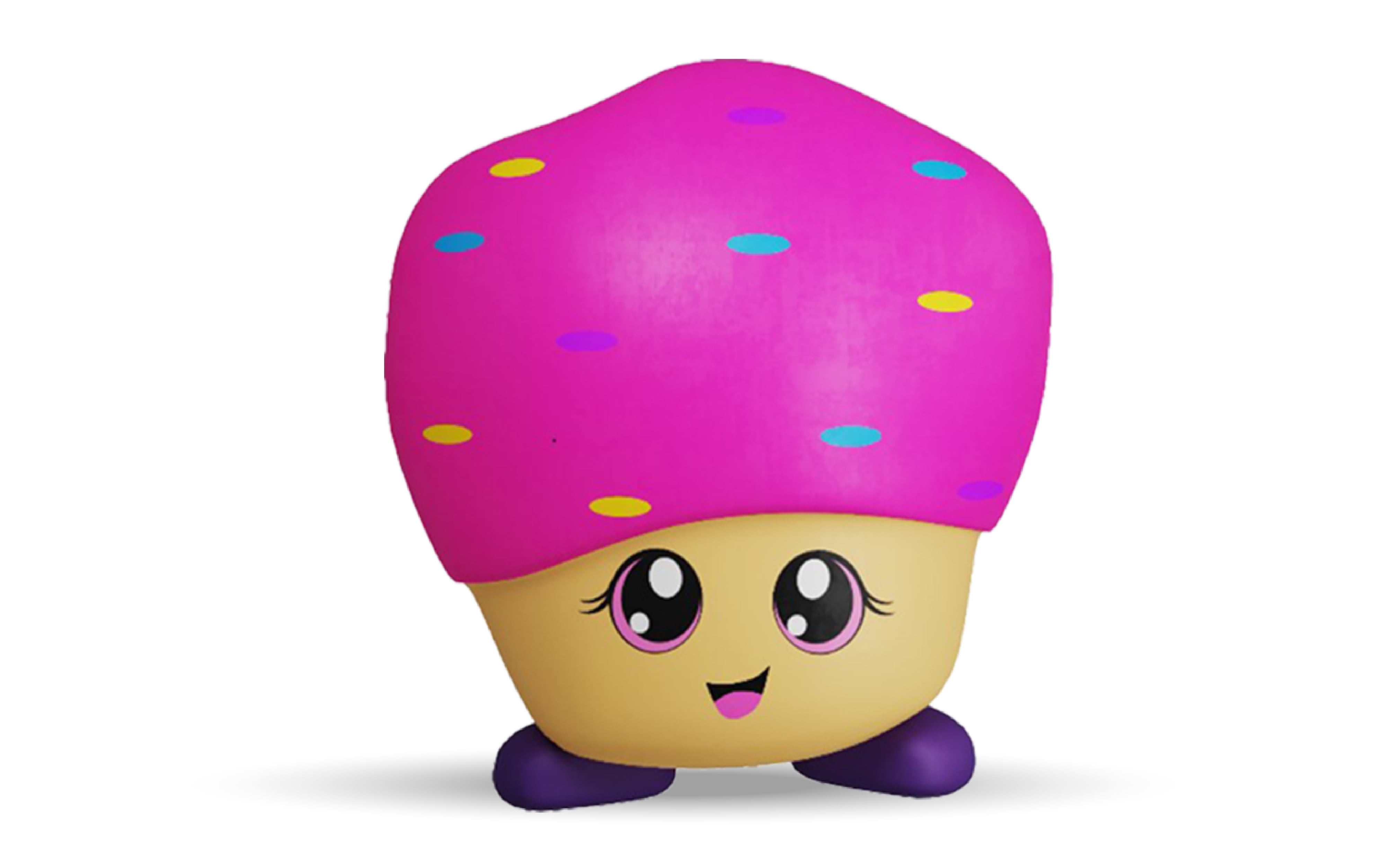 Sand Jelly Squeezable Carl Cupcake - Stress Relief Fidget Toy for ...