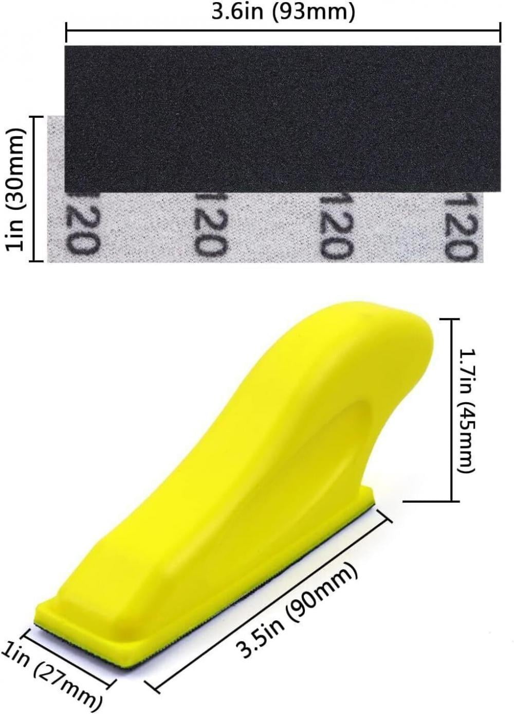 Sand Paper Sanding Sheets Wet Dry Sandpaper Mini Handle Sanding Block ...