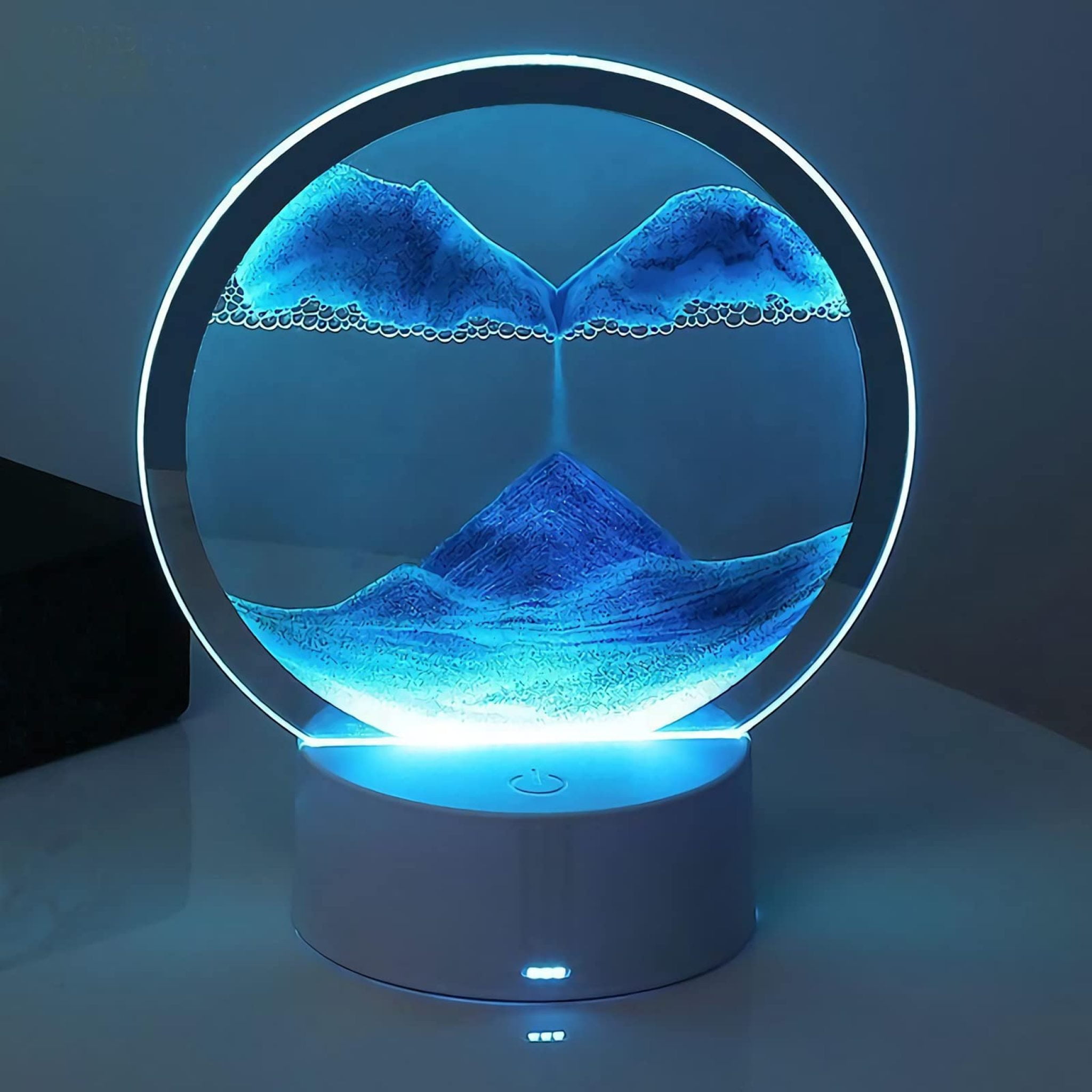 Sand Pictures For Rotating With LED Light,Moving Sand Art,3D Moving ...