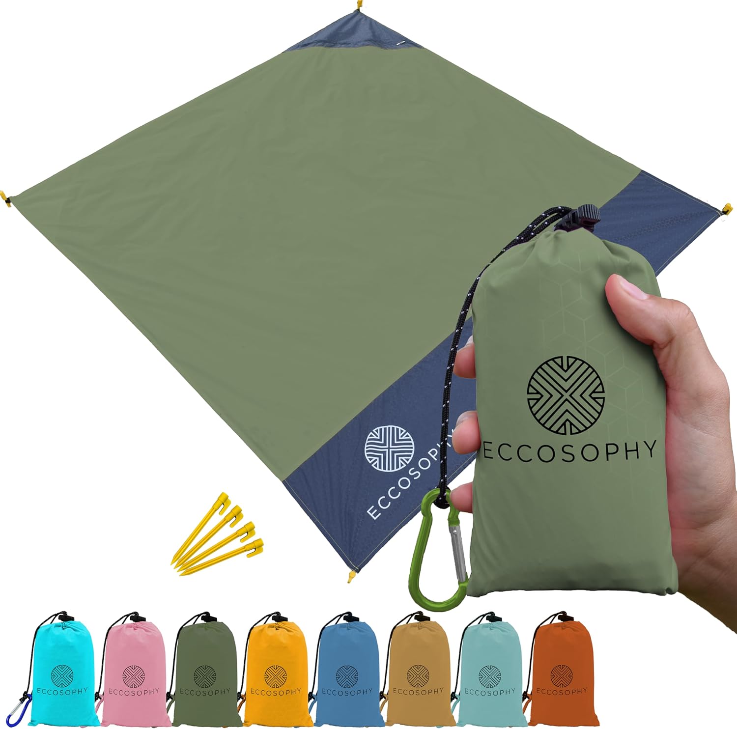 Sand Proof Beach Blanket - Waterproof Picnic Blanket 60x55-Outdoor ...