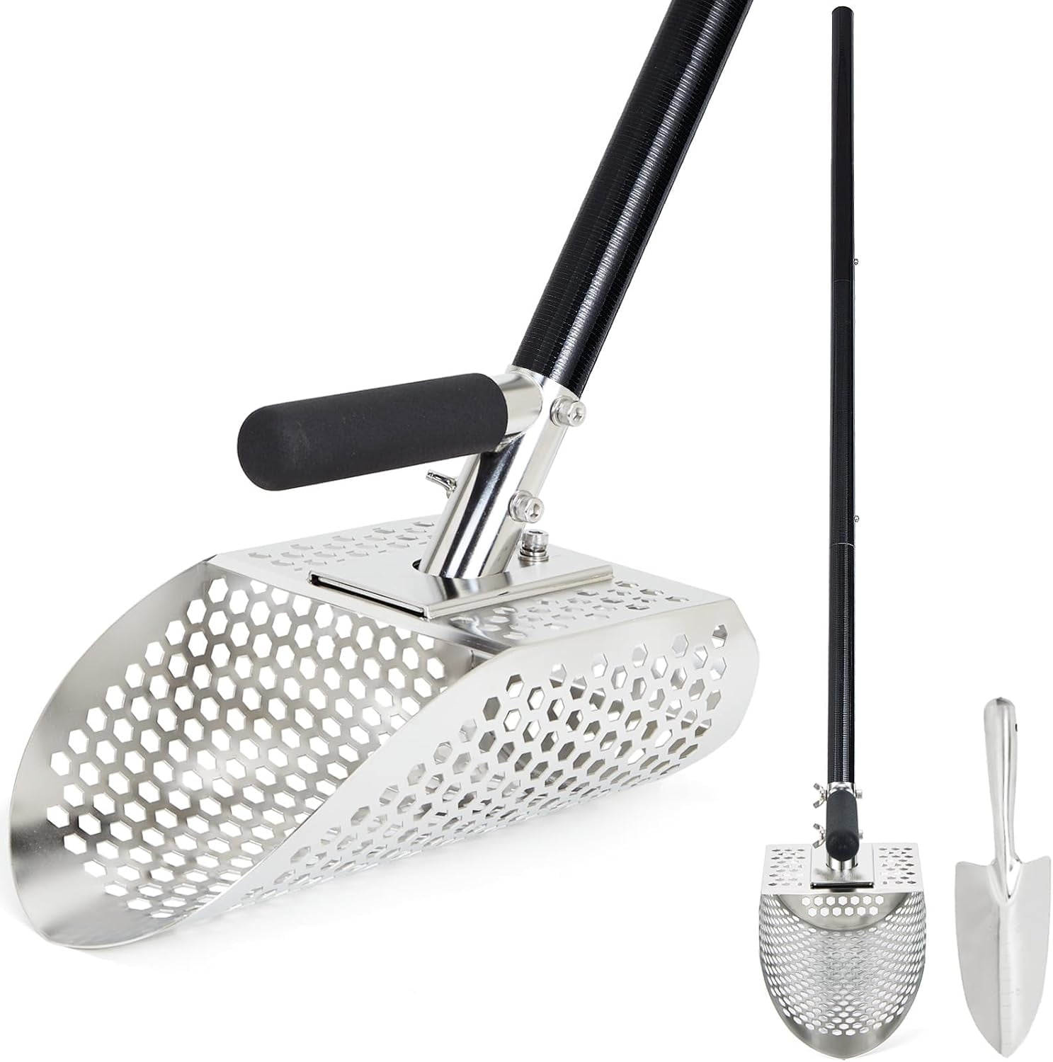 Sand Scoop for Metal Detecting, Stainless Steel Metal Detector Scoop ...