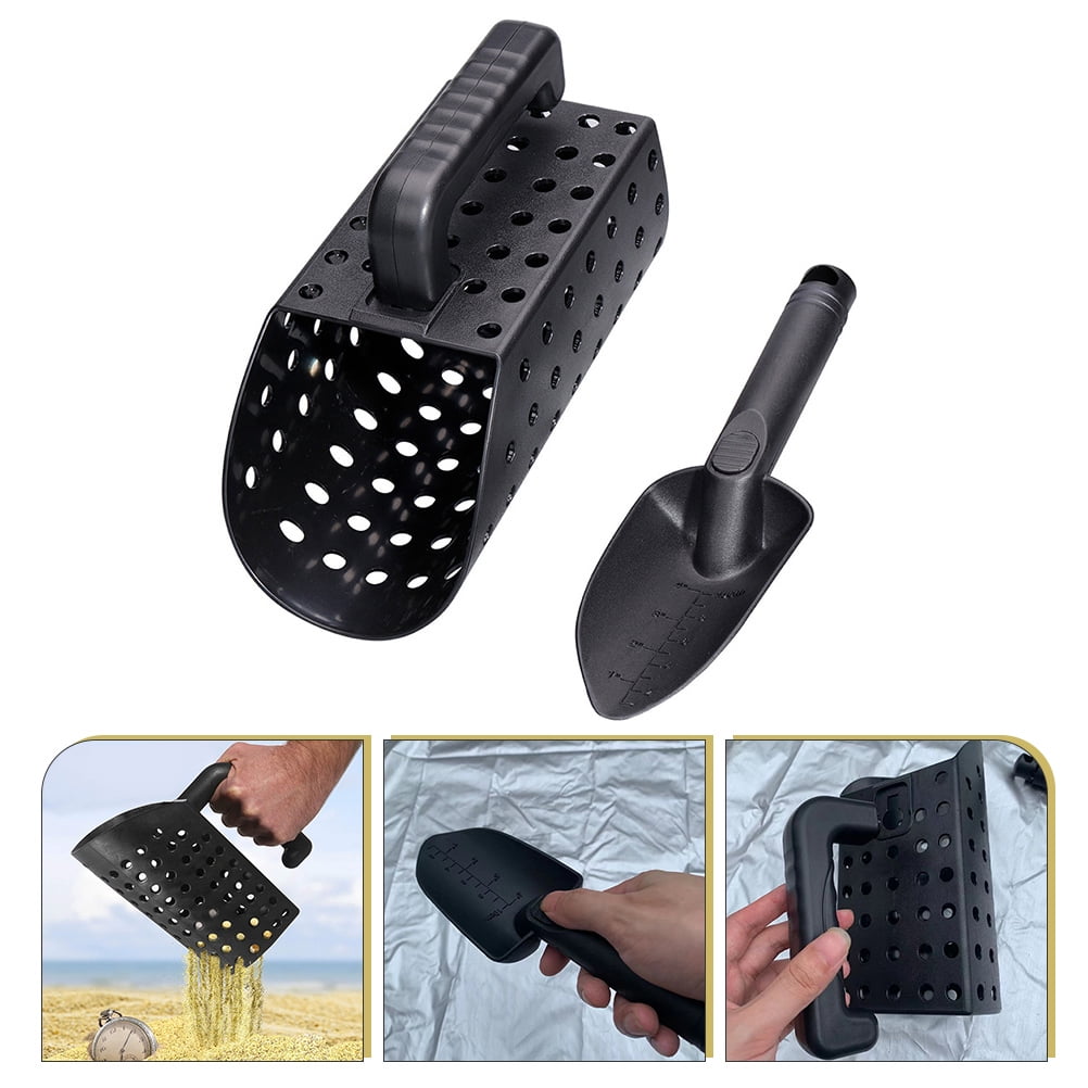 WEAVILUX Sand Scoops for Metal Detecting Black 1 Set - Walmart.com