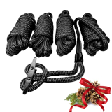 Sand Shark 15ft Boat Rope, 1/2in Dock Lines, Double-Braided Nylon ...