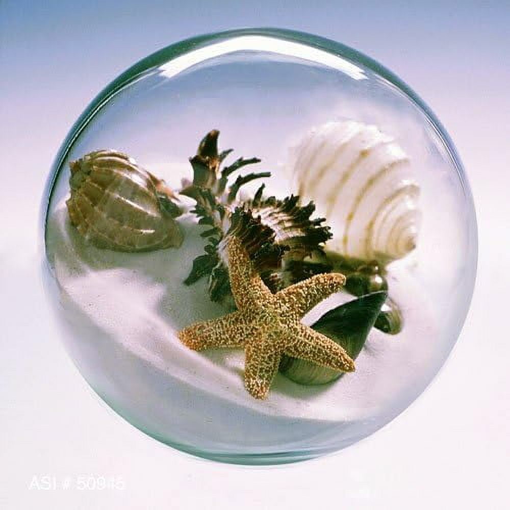 Sand & Shell Sandglobe Paperweight 5-inch White Sand - Walmart.com