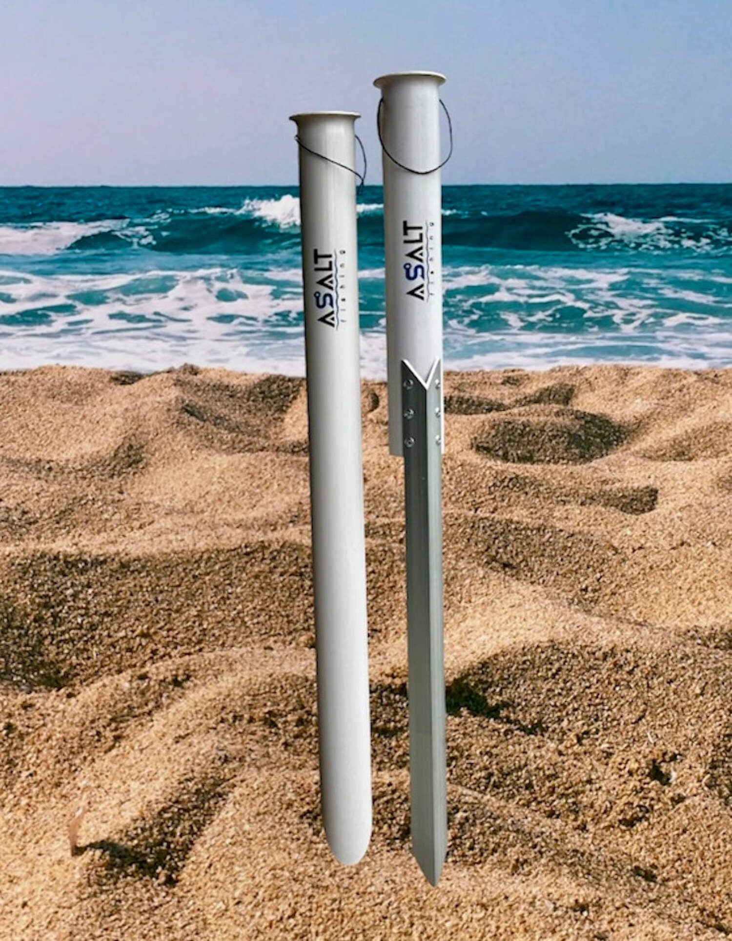 Asalt Fishing Sand Spike PVC 27" Rod Holder For Surf Fishing - Walmart.com