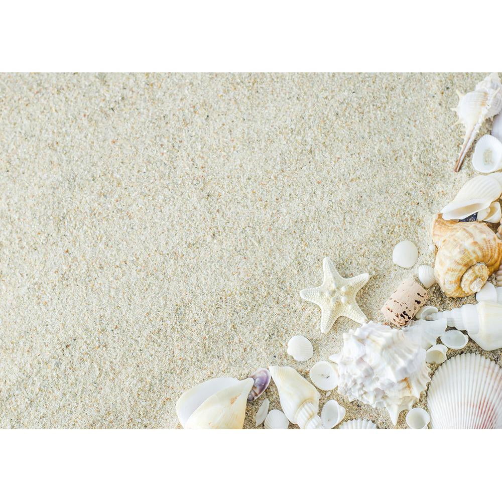 Sand Star Shell Conch Photography Background Vinyl Backdrop Fond Photo ...