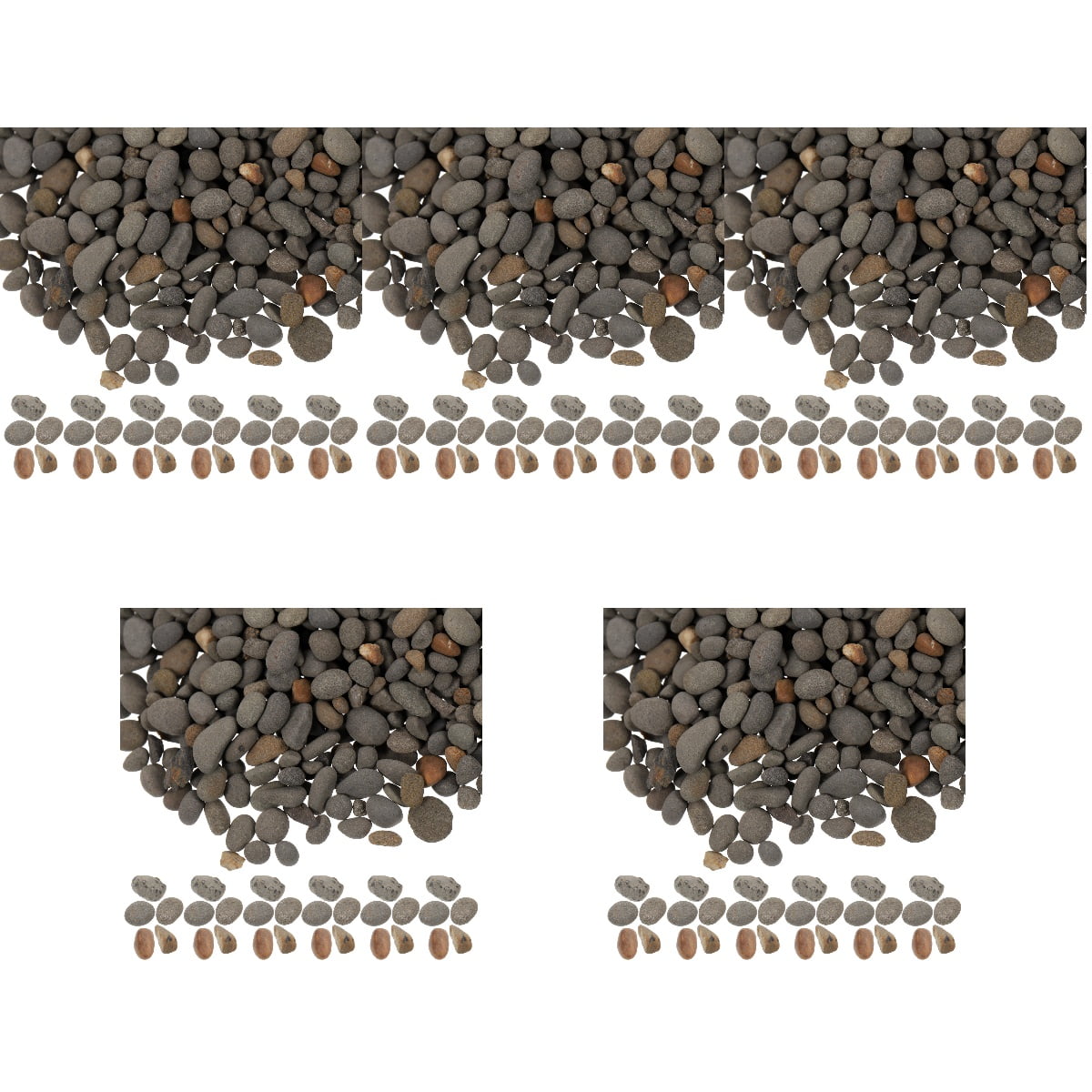 Sand Table Landscaping Stones 5 Bags Diorama Rock Mini Scenery Basing ...