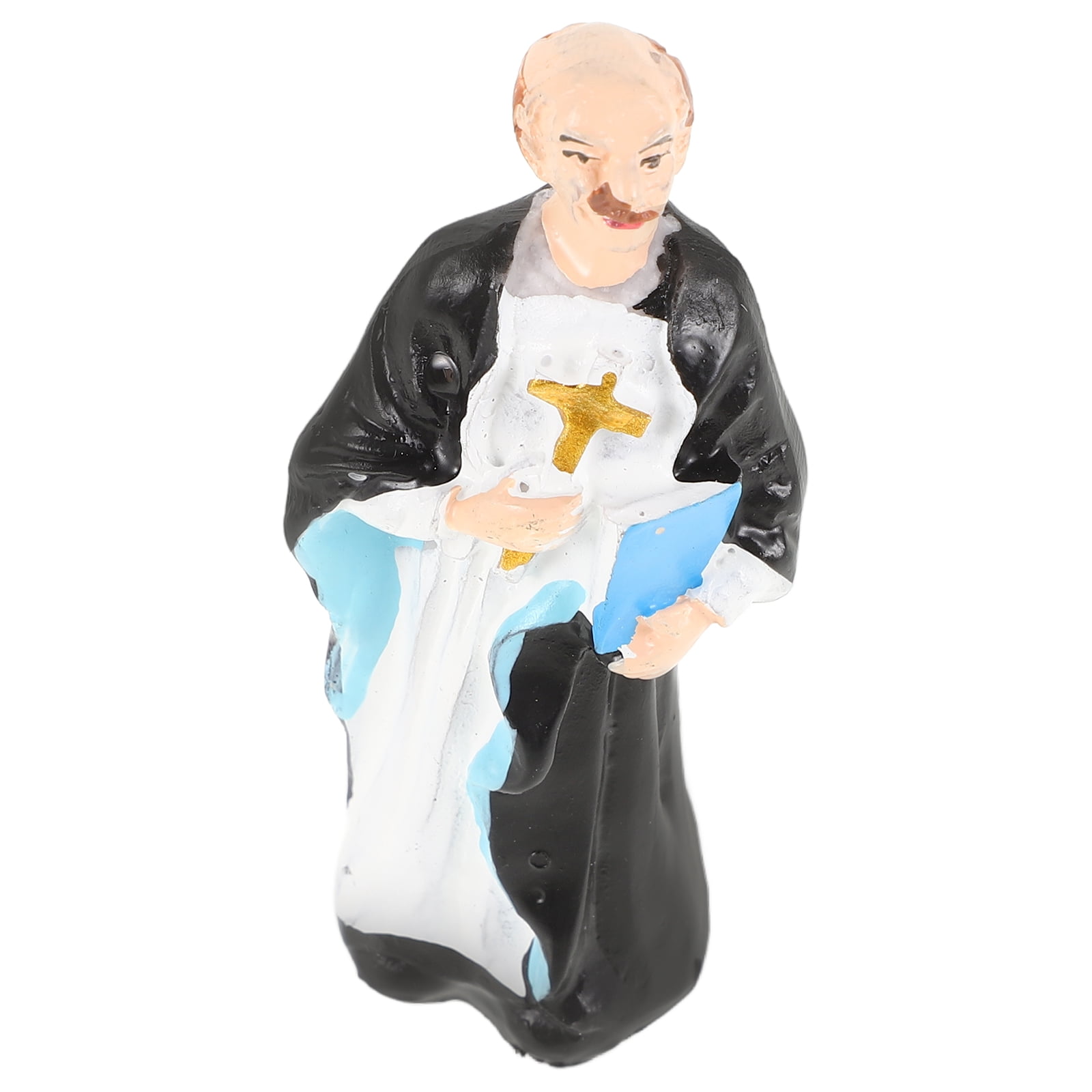 Sand Table Priest Statue Resin Priest Ornament Delicate Priest ...