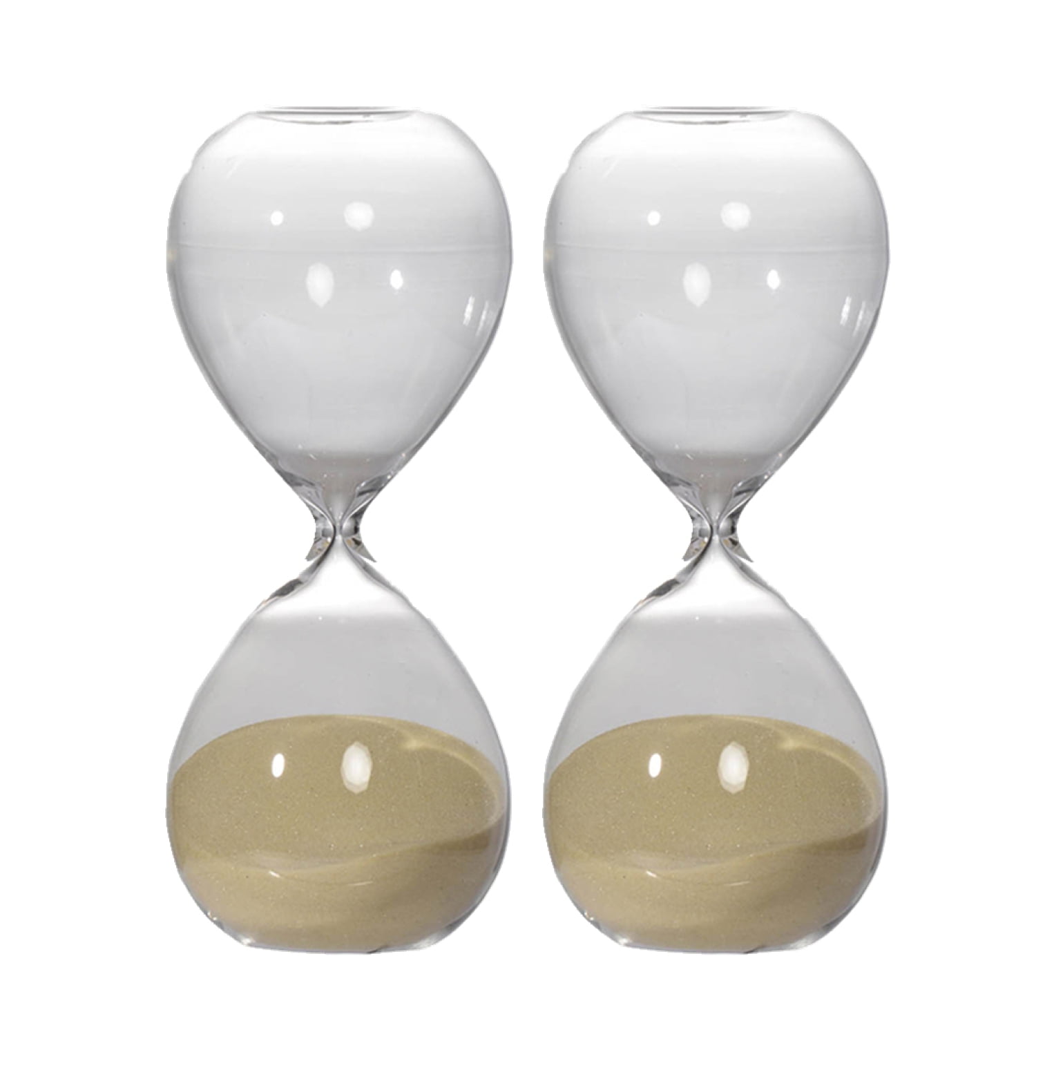 Sand Timer 2 Pack, 8 Inch Ferdinand 30-Minute Hourglass - Bisque Sand ...